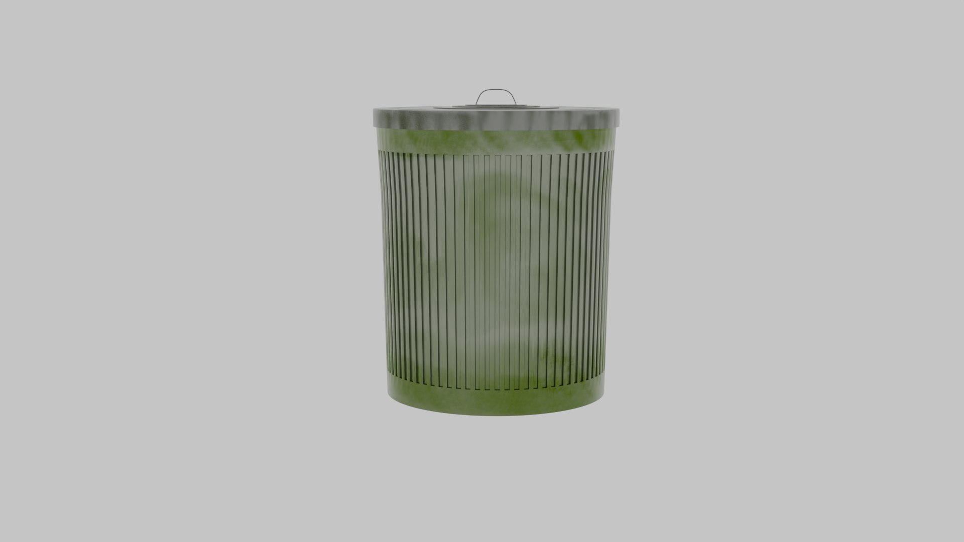 Dirty Trash Can 3D Model - TurboSquid 2421710