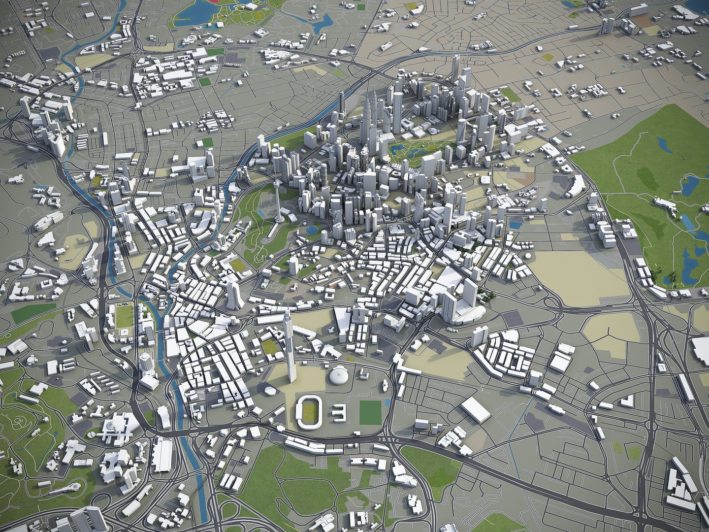 Kuala Lumpur 3D Model - TurboSquid 1334472