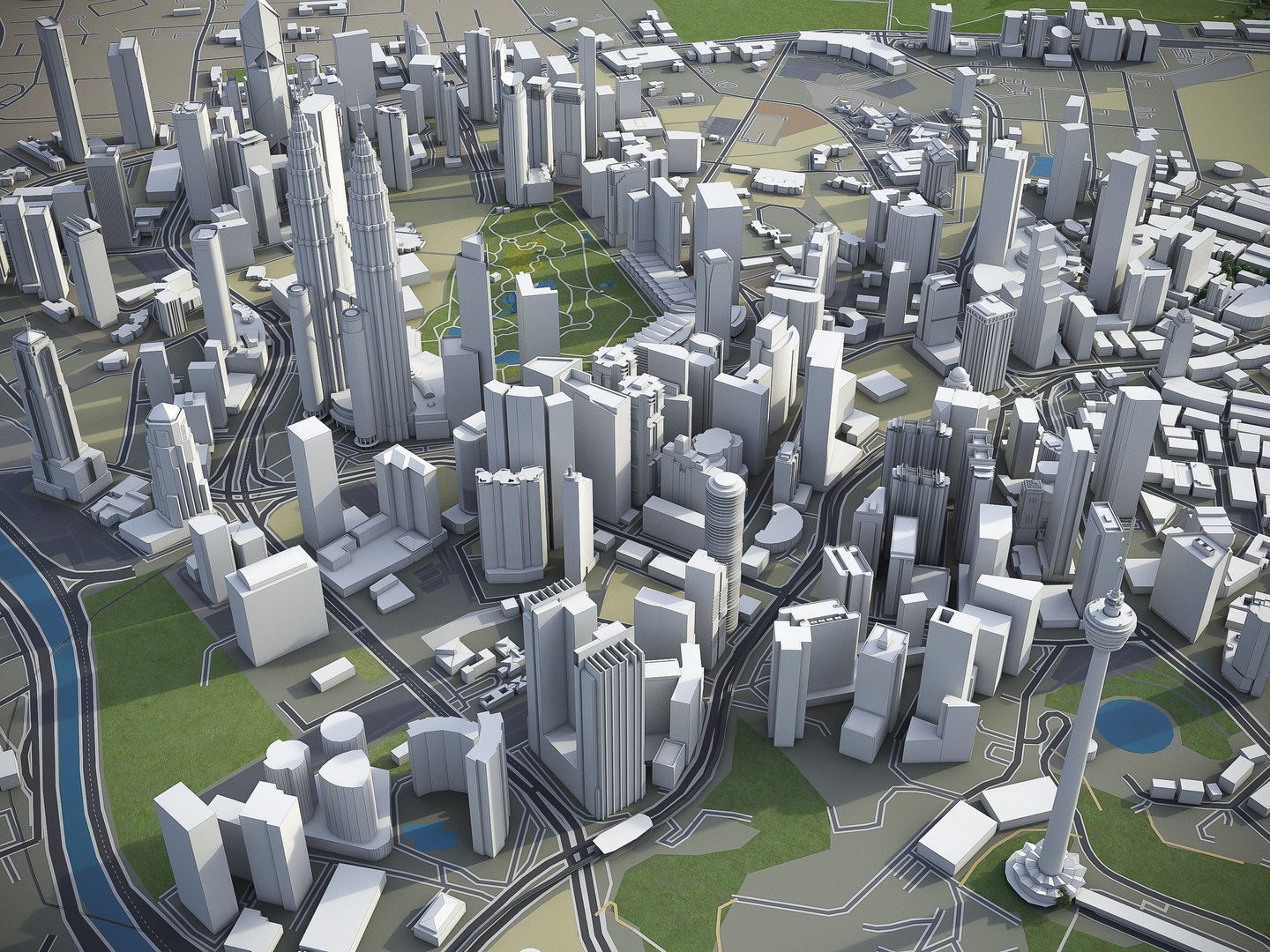 Kuala Lumpur 3D Model - TurboSquid 1334472