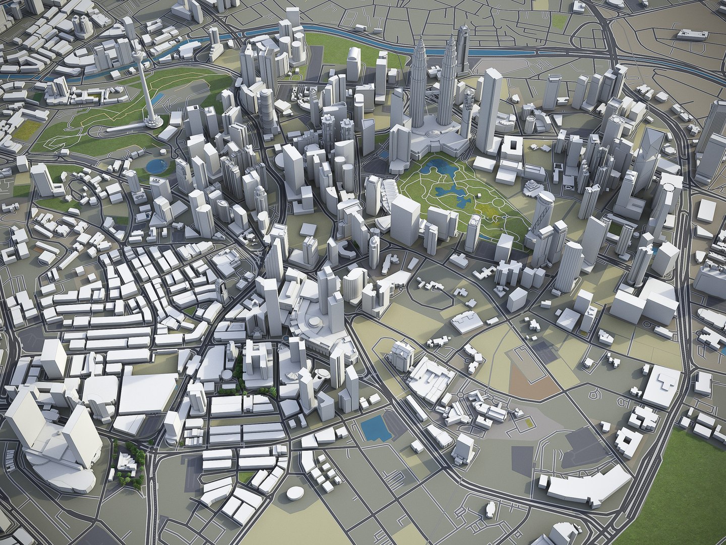 Kuala Lumpur 3D Model - TurboSquid 1334472