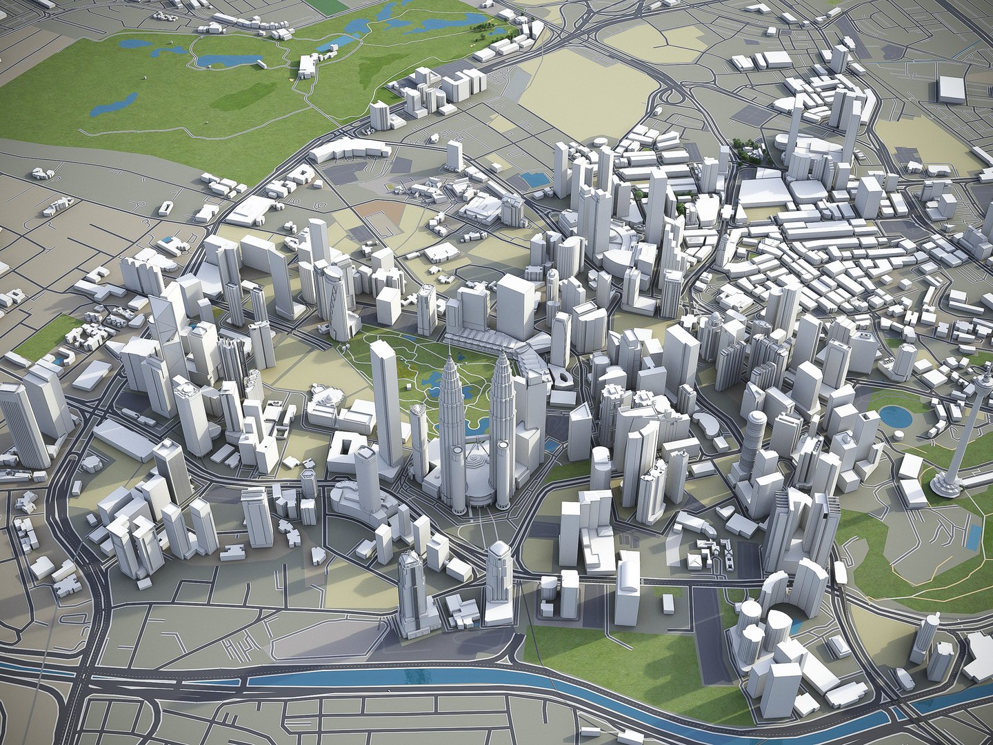 Kuala Lumpur 3D Model - TurboSquid 1334472
