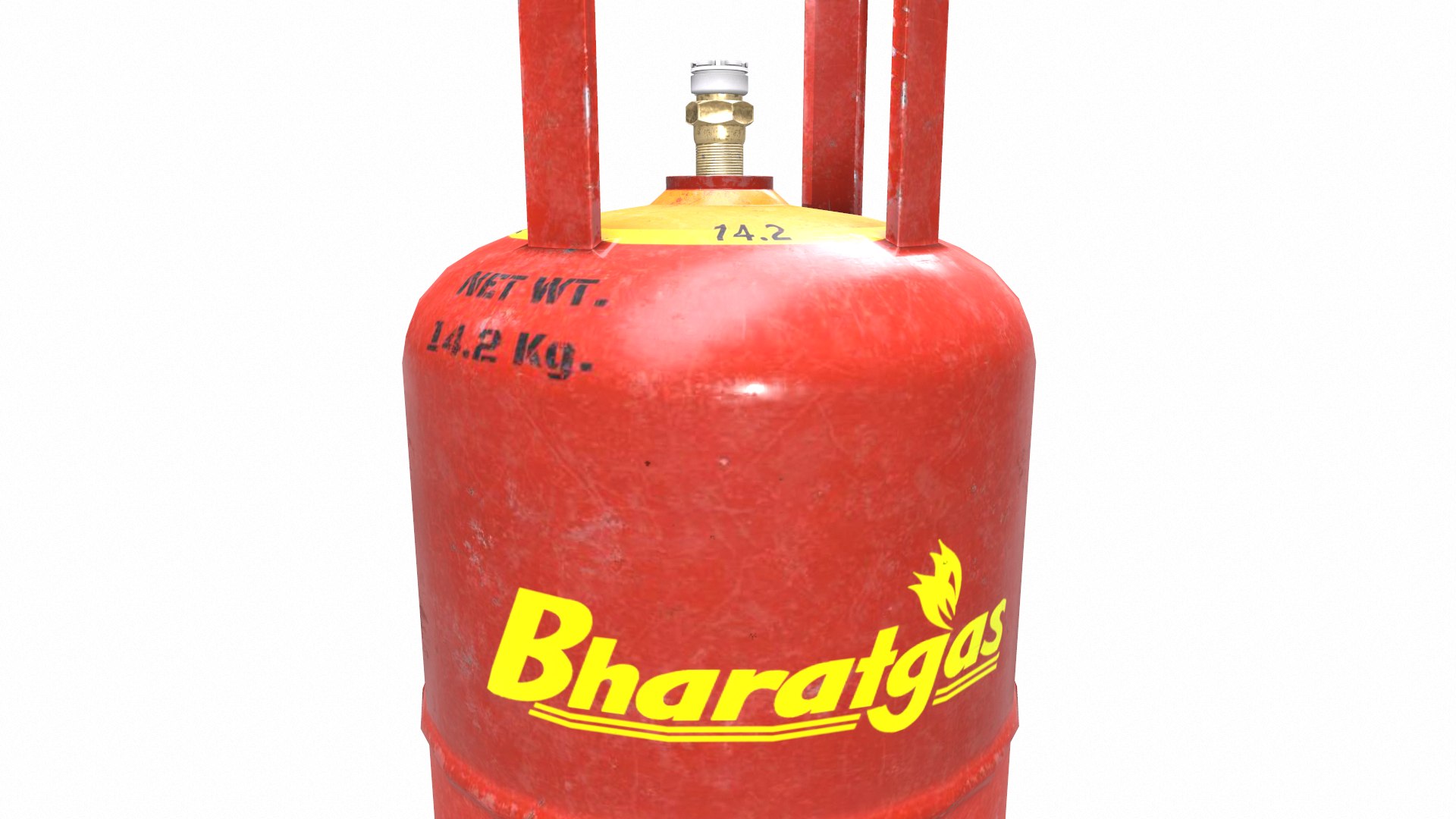 3D Bharat Gas Cylinder Low Poly - TurboSquid 2391166