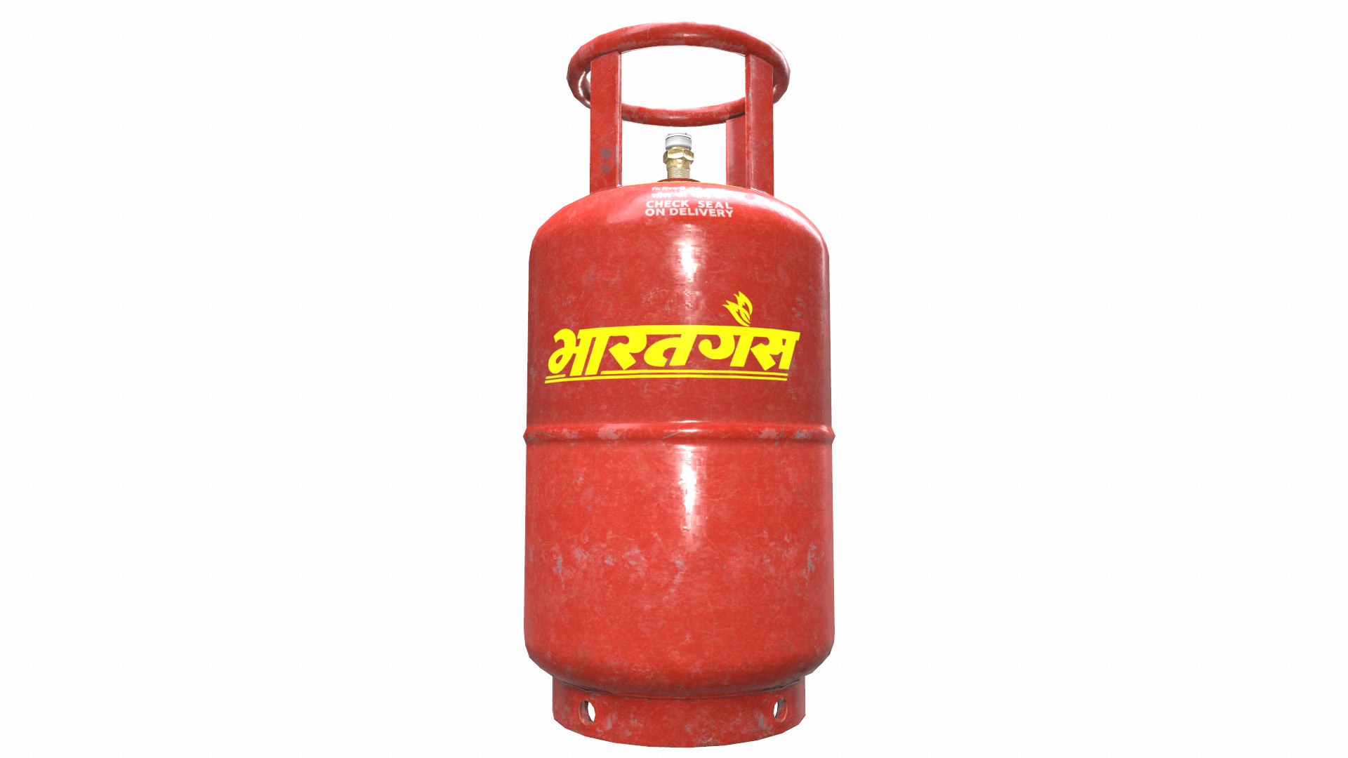 3D Bharat Gas Cylinder Low Poly - TurboSquid 2391166