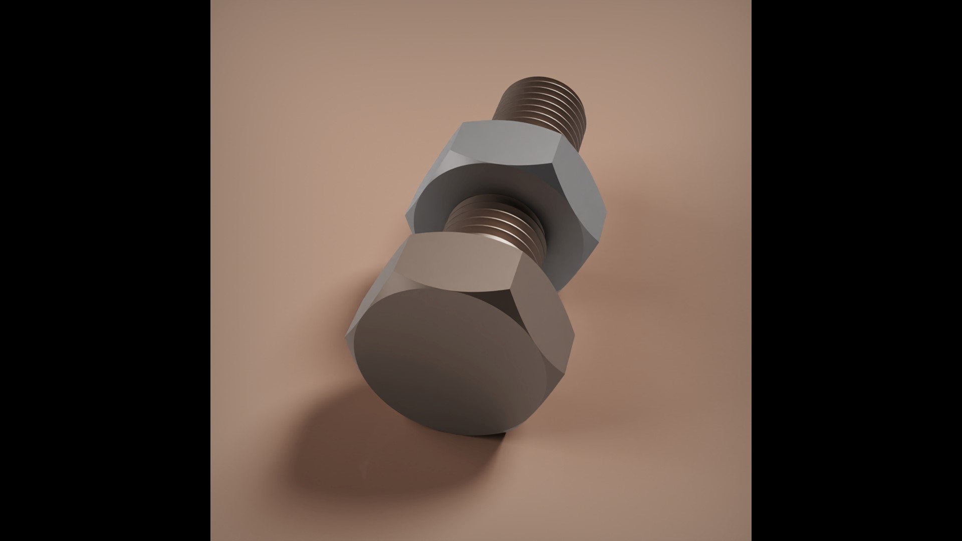 M12 Bolt And Nut 3D Model - TurboSquid 2292426