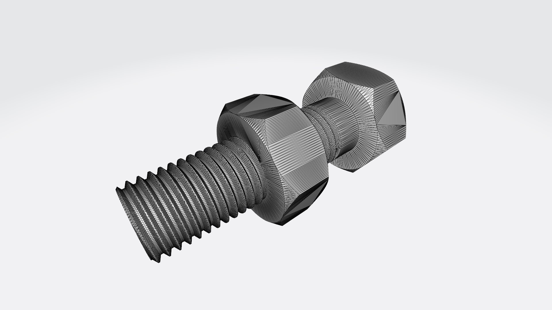 M12 Bolt And Nut 3D Model - TurboSquid 2292426