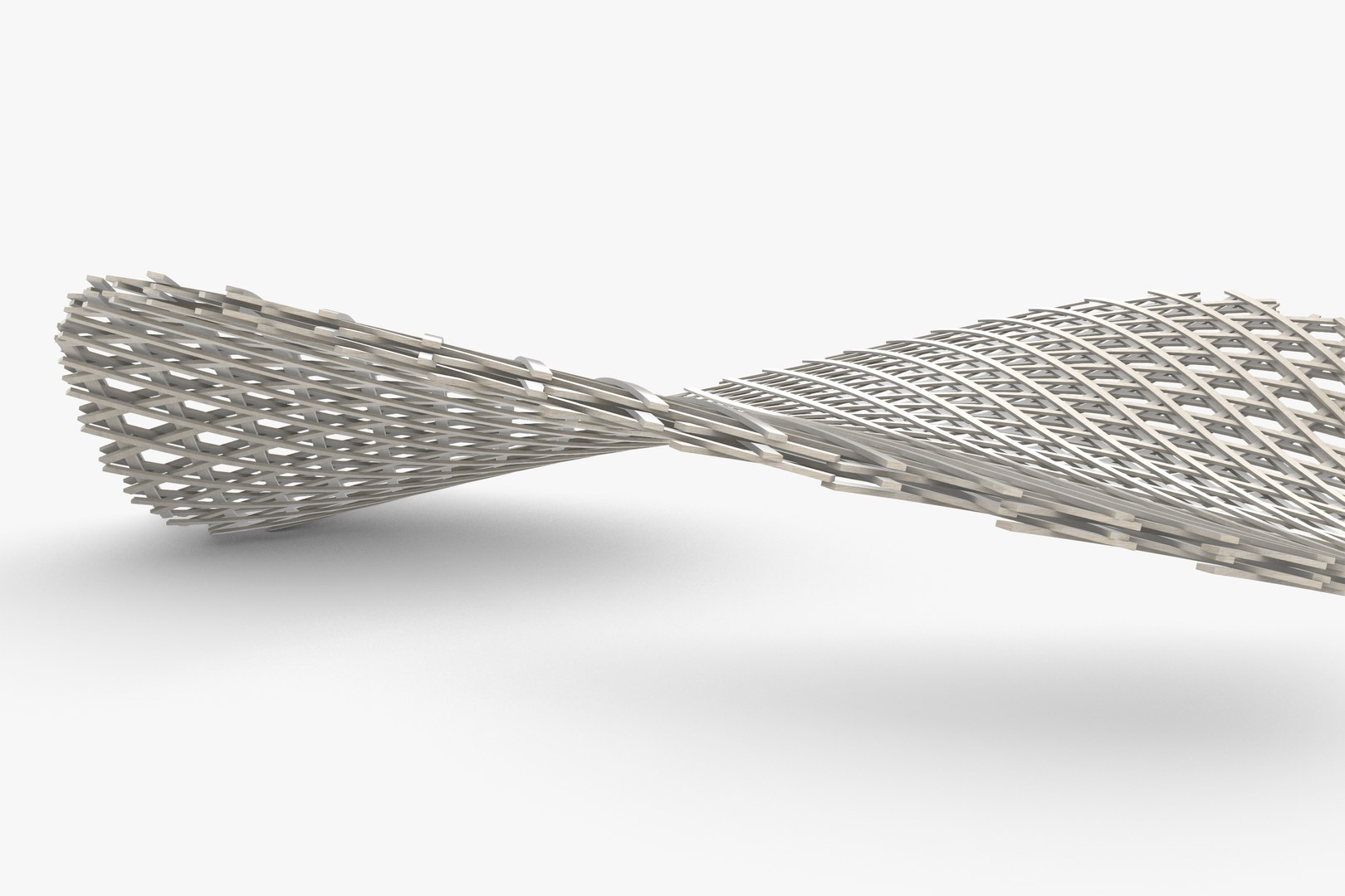 Futuristic Layered Timber Beams Structure V2 3D Model - TurboSquid 1970796