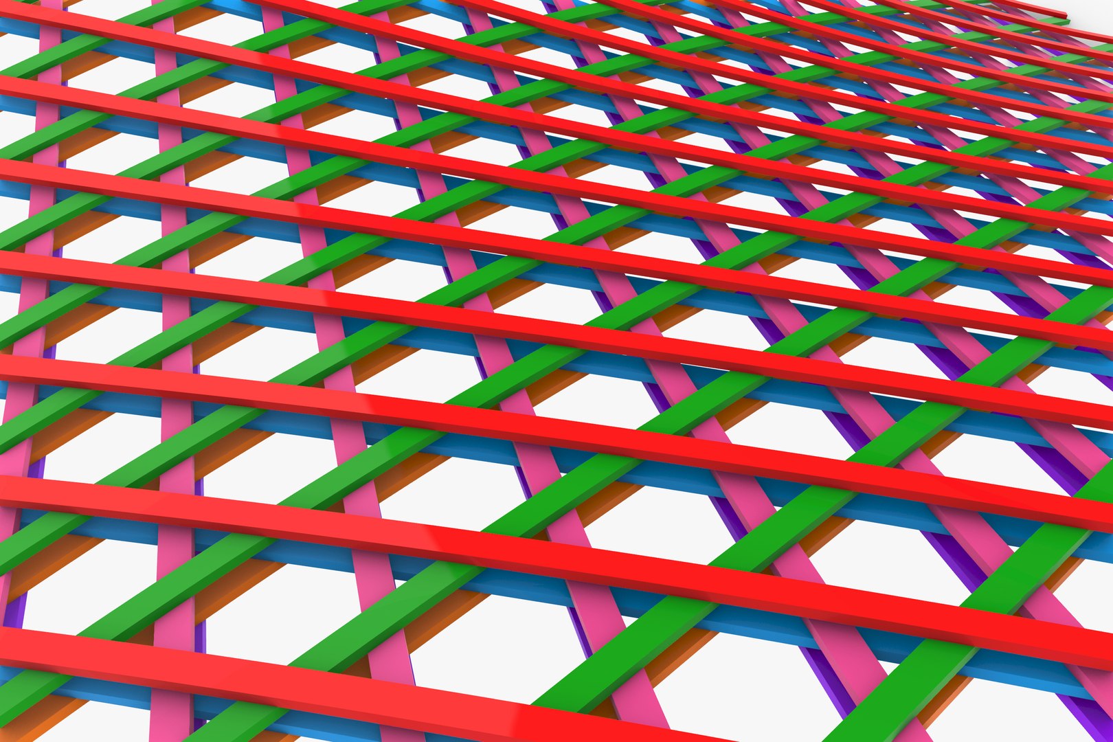 Futuristic Layered timber beams structure V2 3D model - TurboSquid 1970796