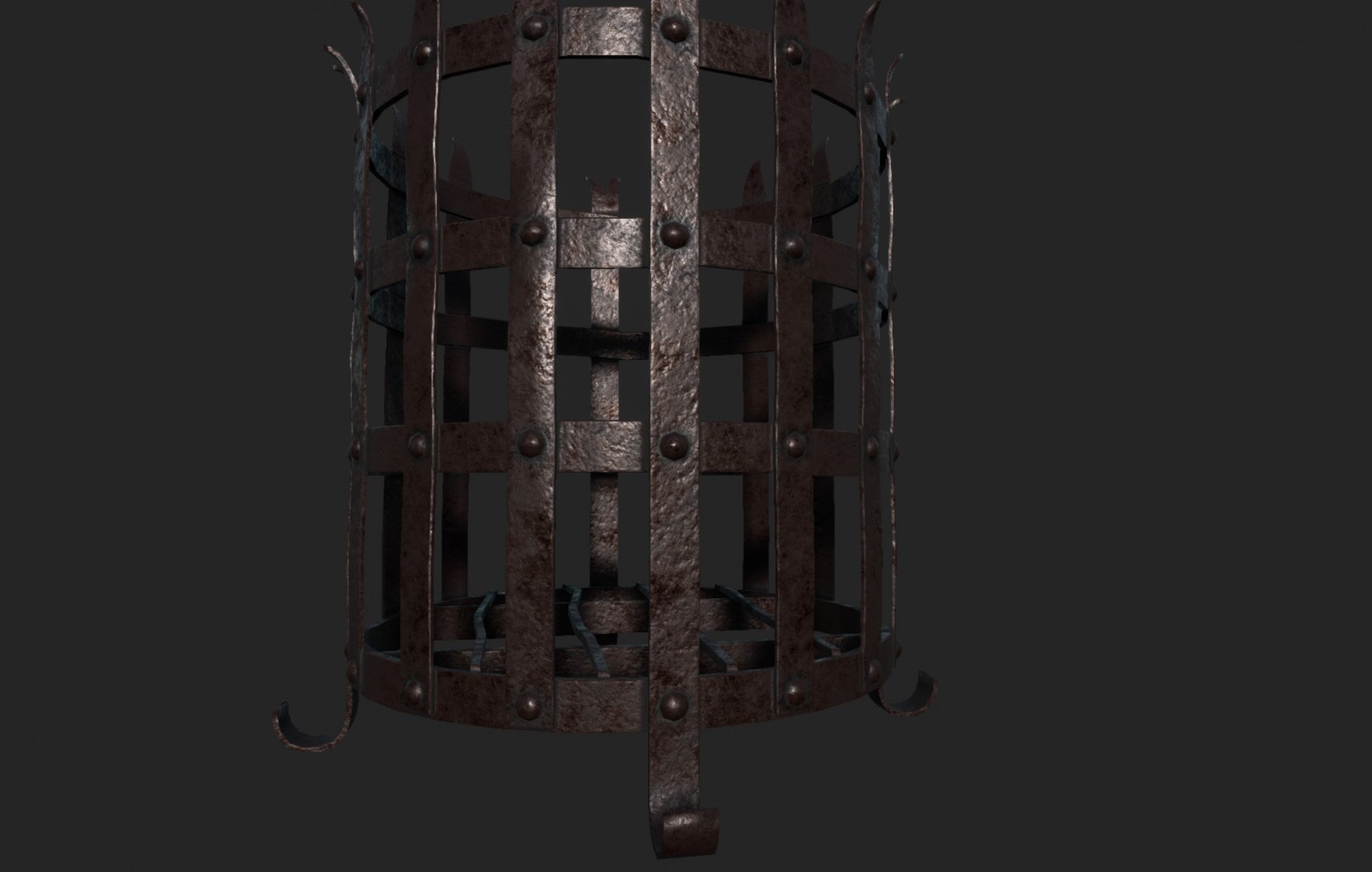 3D medieval brazier model - TurboSquid 1432466