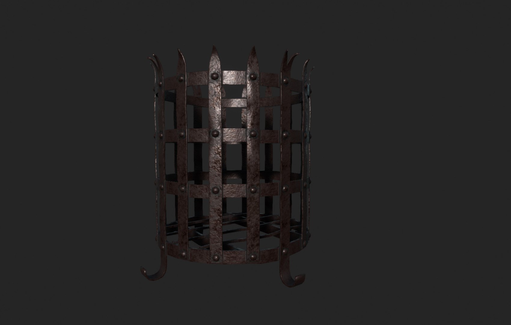 3D medieval brazier model - TurboSquid 1432466