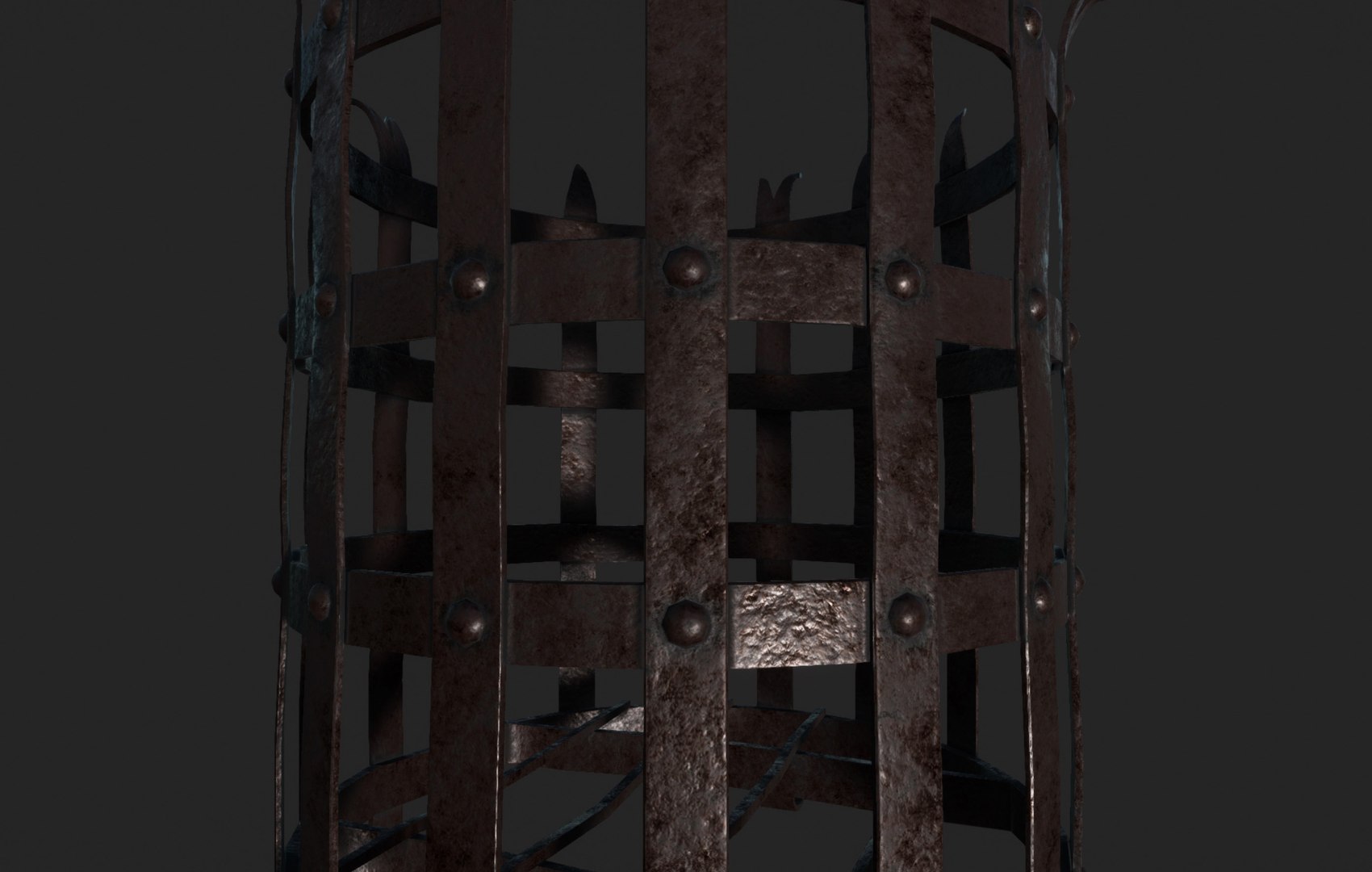 3D medieval brazier model - TurboSquid 1432466