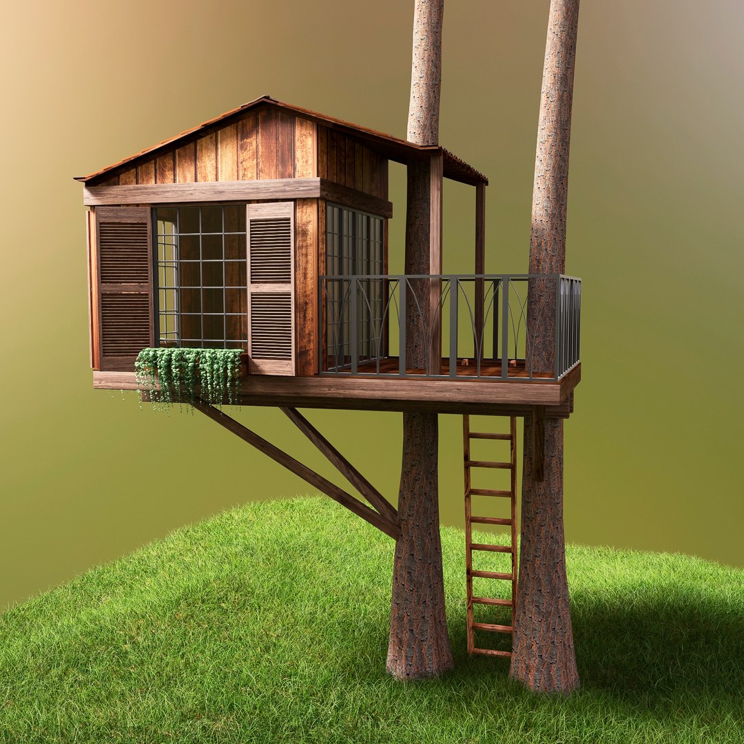 3D Tree House - TurboSquid 1592746