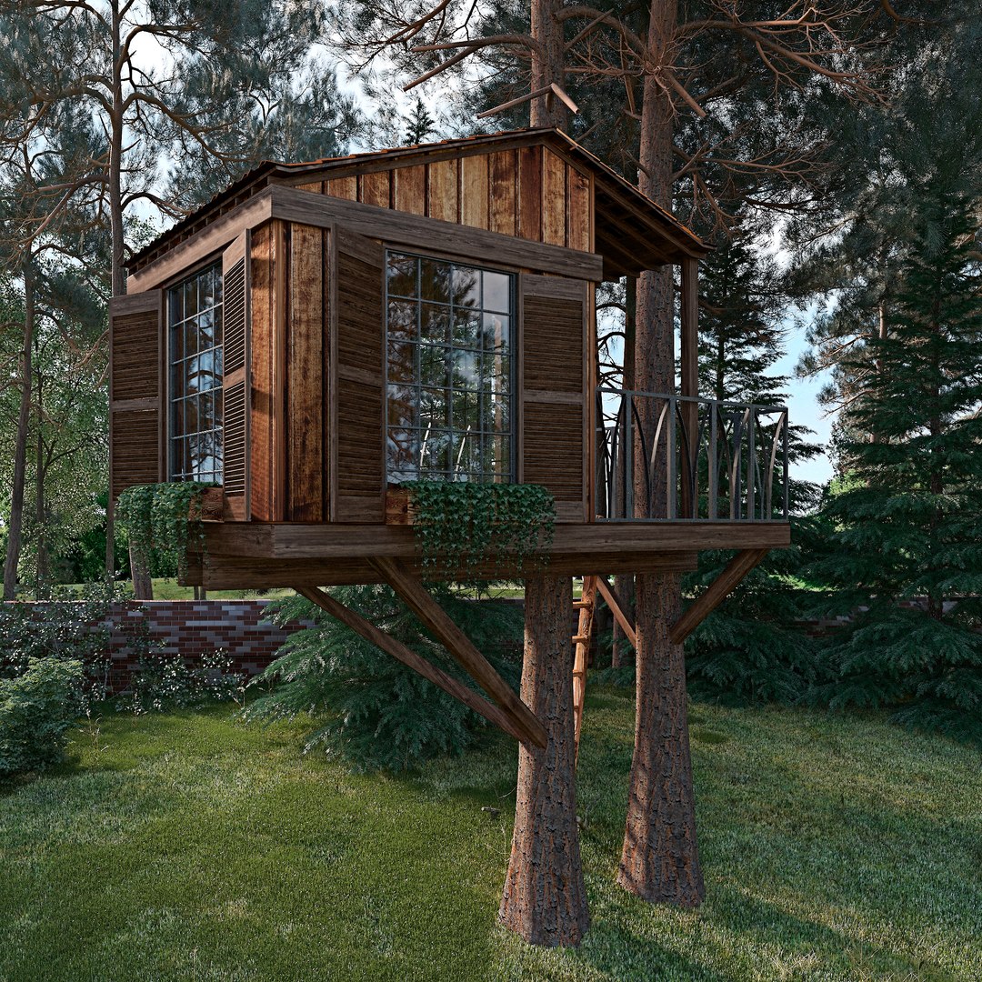 3D Tree House - TurboSquid 1592746