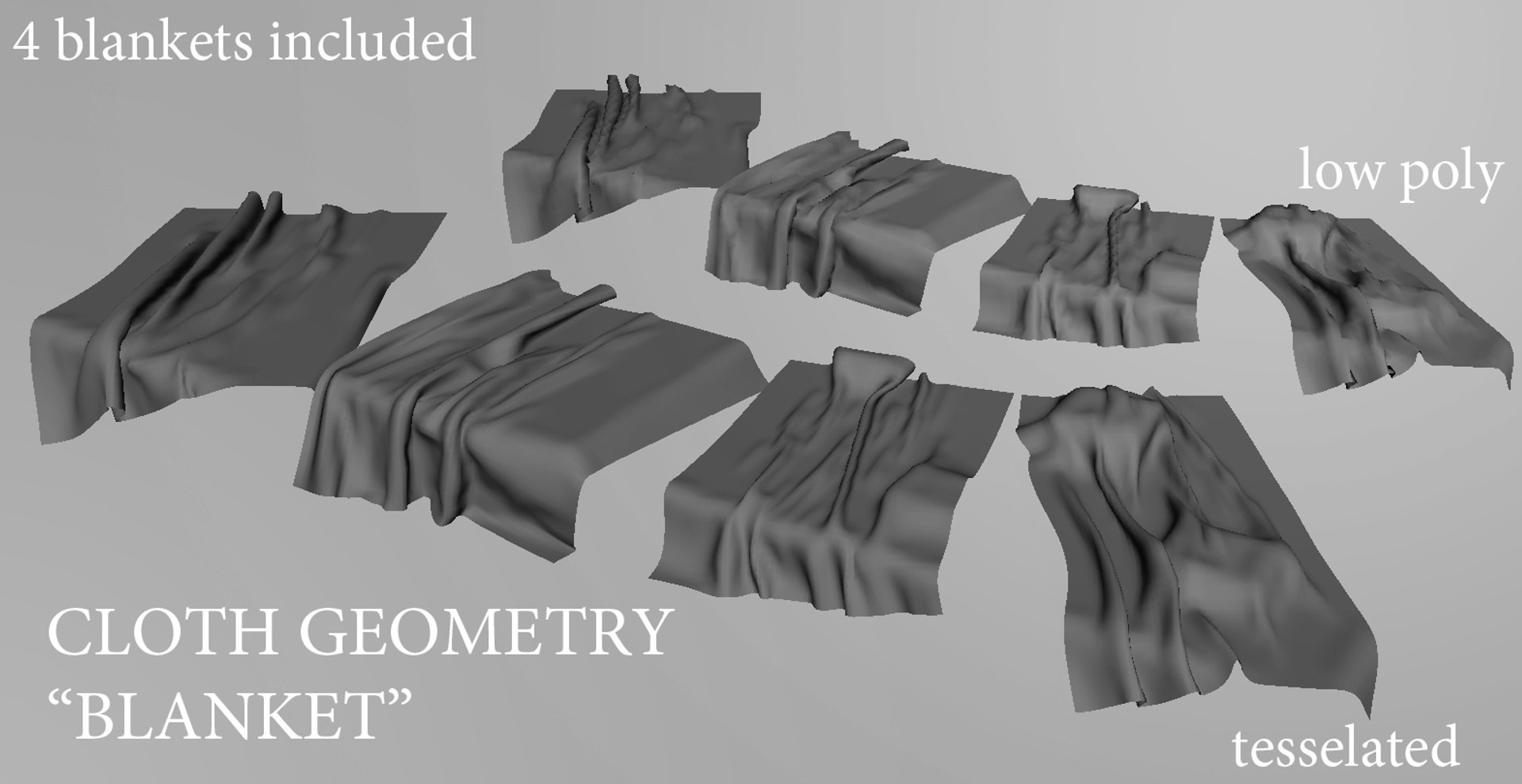 Cloth Blanket Simulation 3d Ma