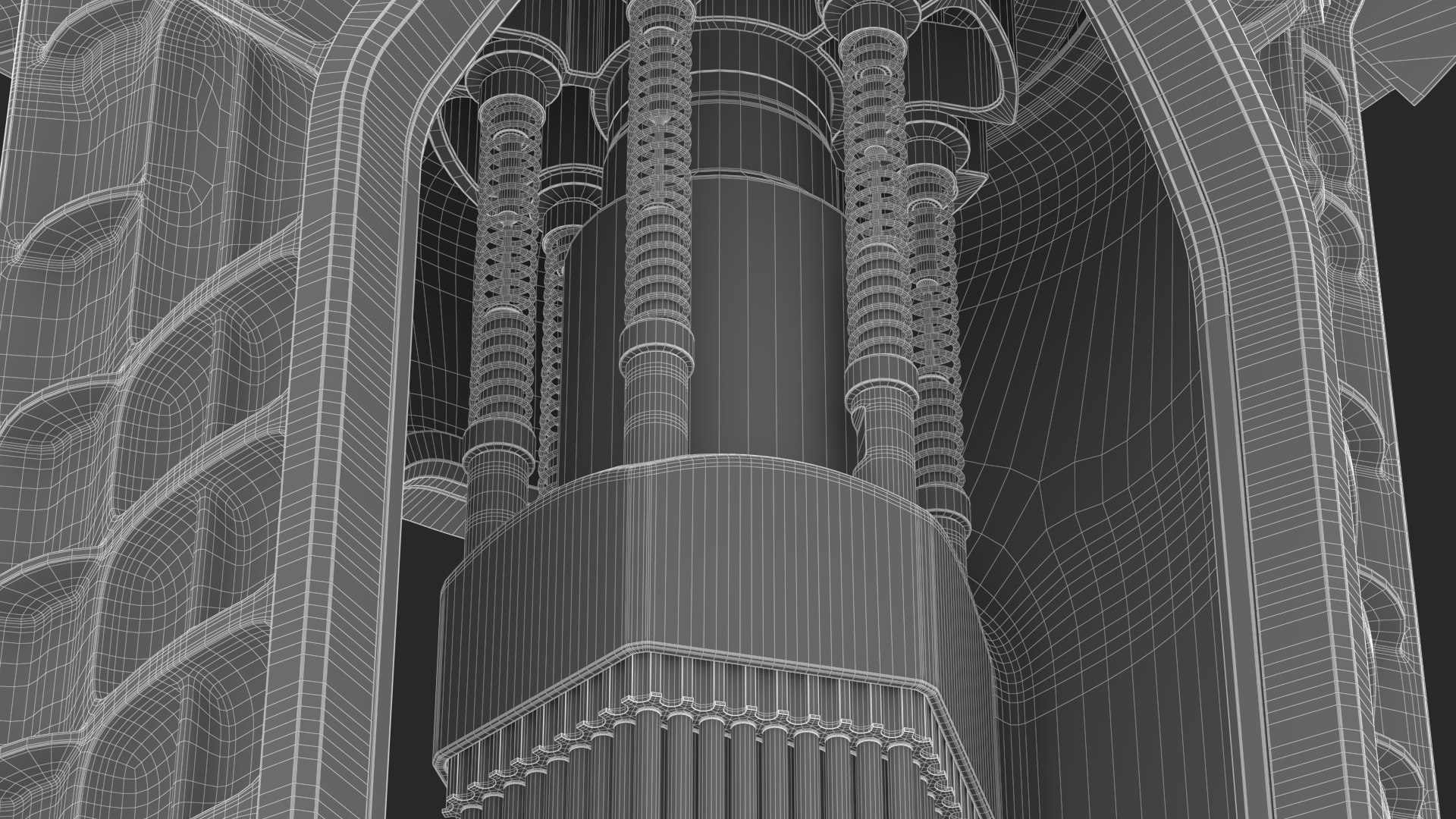 Sci-fi Nuclear Reactor 3D Model - TurboSquid 2141772