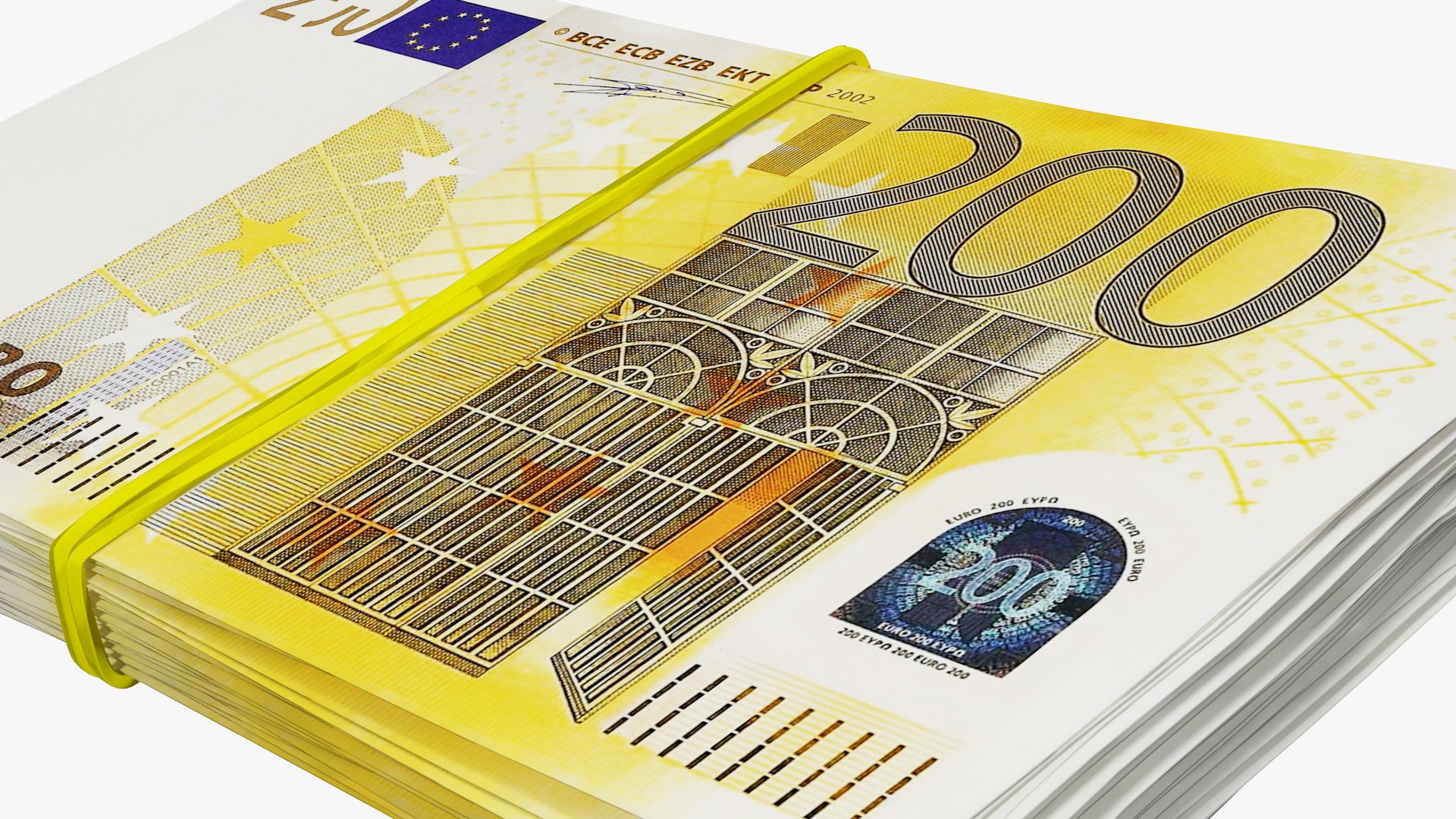 3D paper euro banknotes bank - TurboSquid 1463232