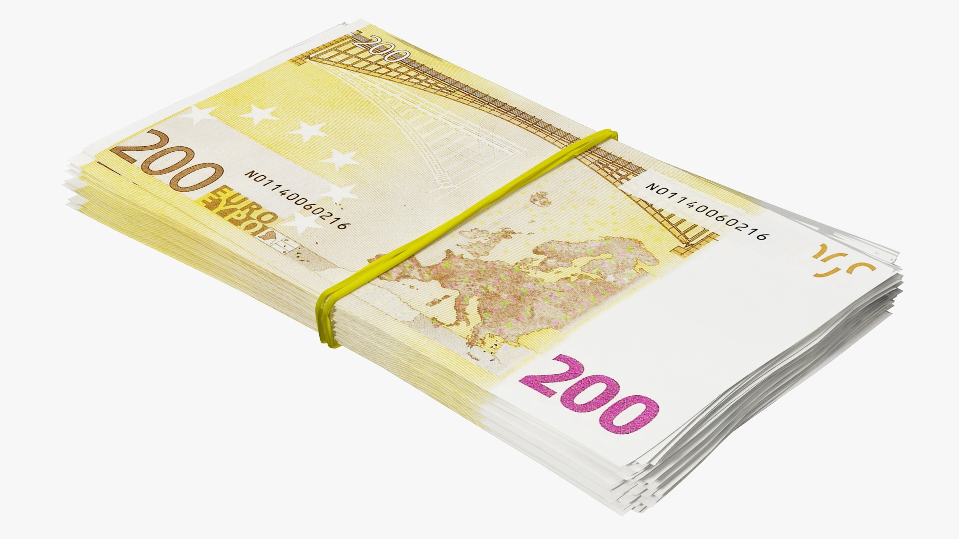 3D paper euro banknotes bank - TurboSquid 1463232