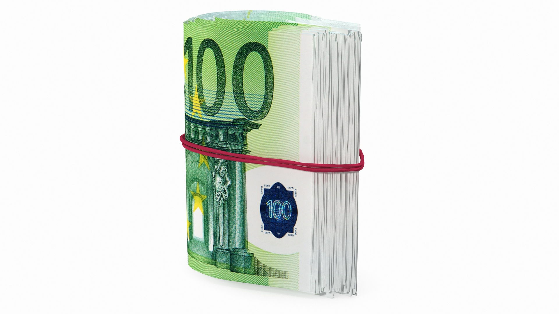 3D paper euro banknotes bank - TurboSquid 1463232