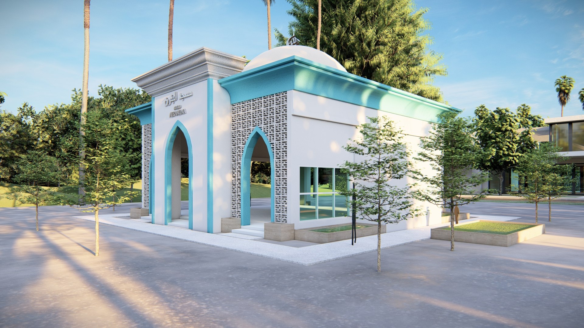 Open Mosque 3D - TurboSquid 2358482