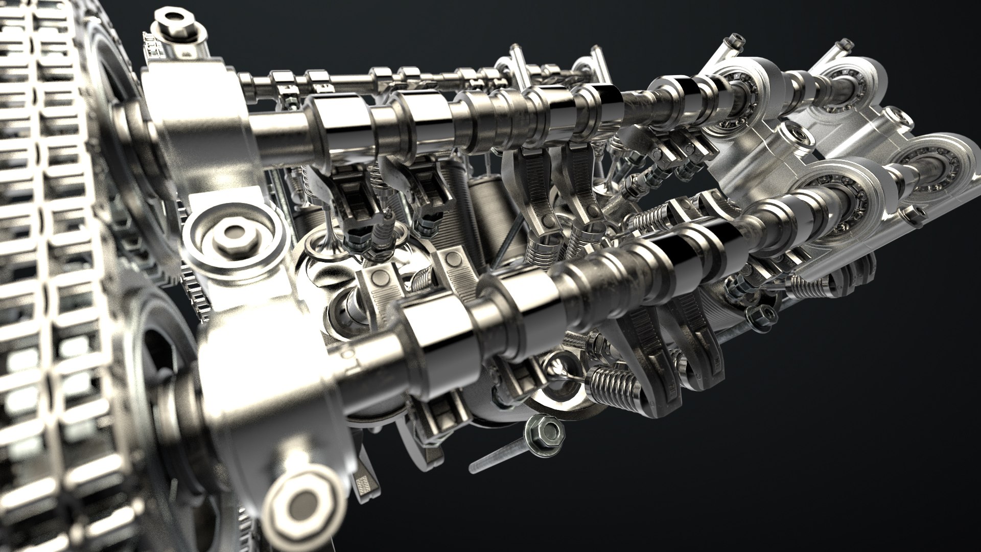 3D W8 Engine Working Animated - TurboSquid 1865590