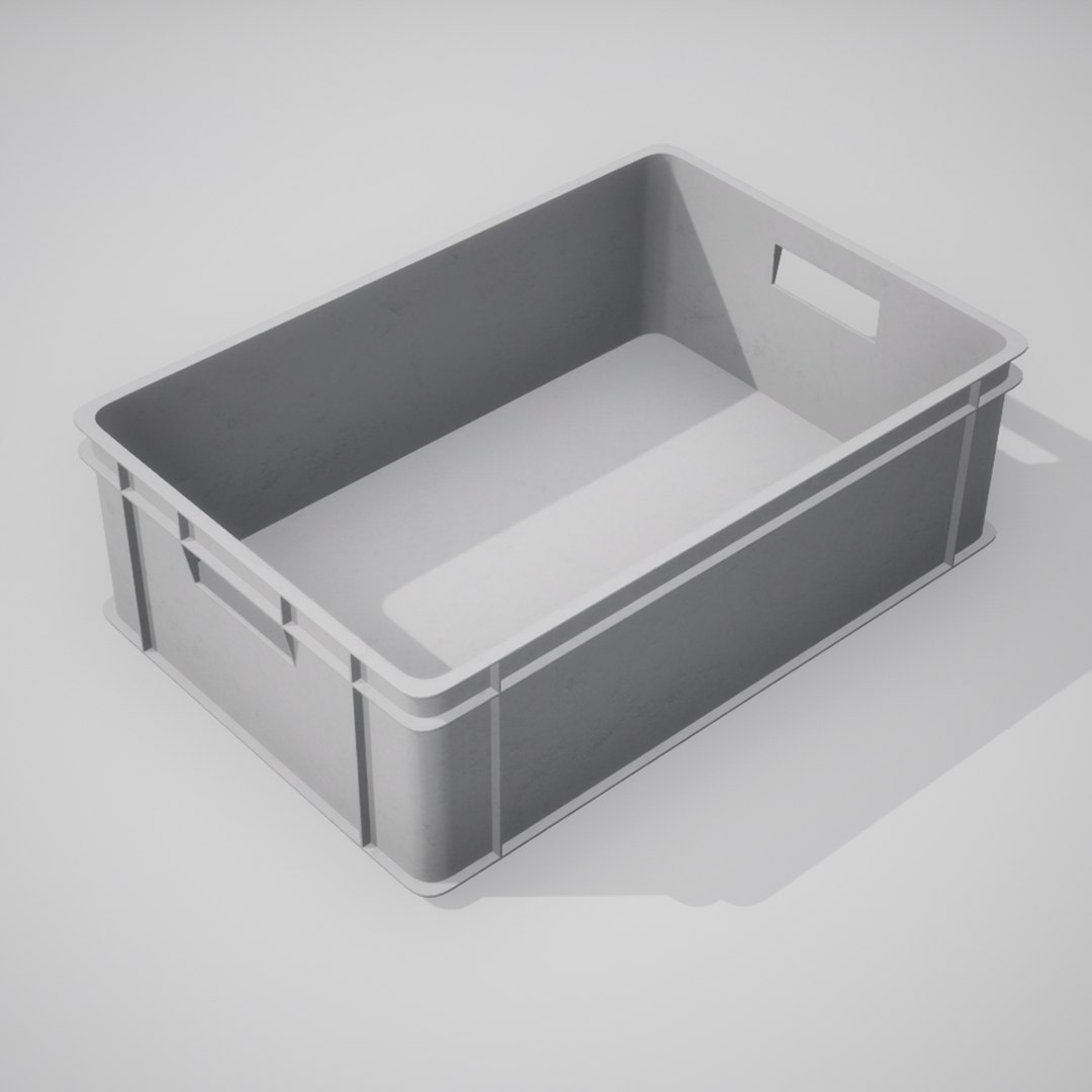 Plastic stacking box set 3D - TurboSquid 1300566