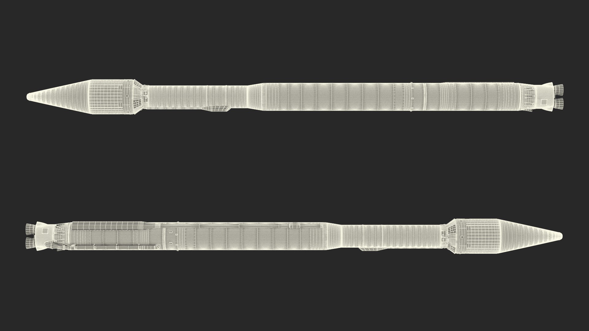 Space launch vehicle 3D model - TurboSquid 1441064