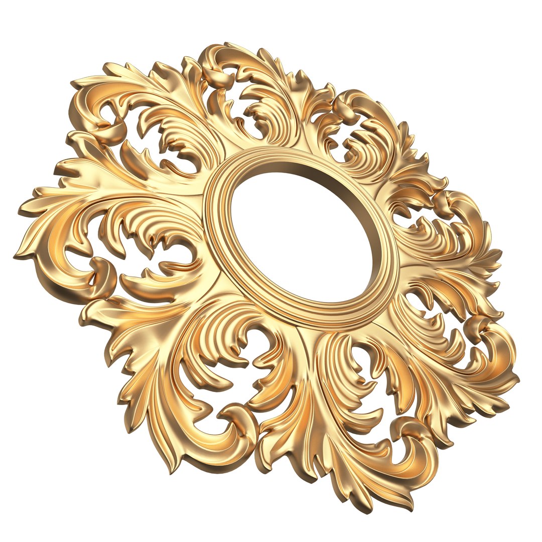 Classic Round Mirror 3D model - TurboSquid 1765561