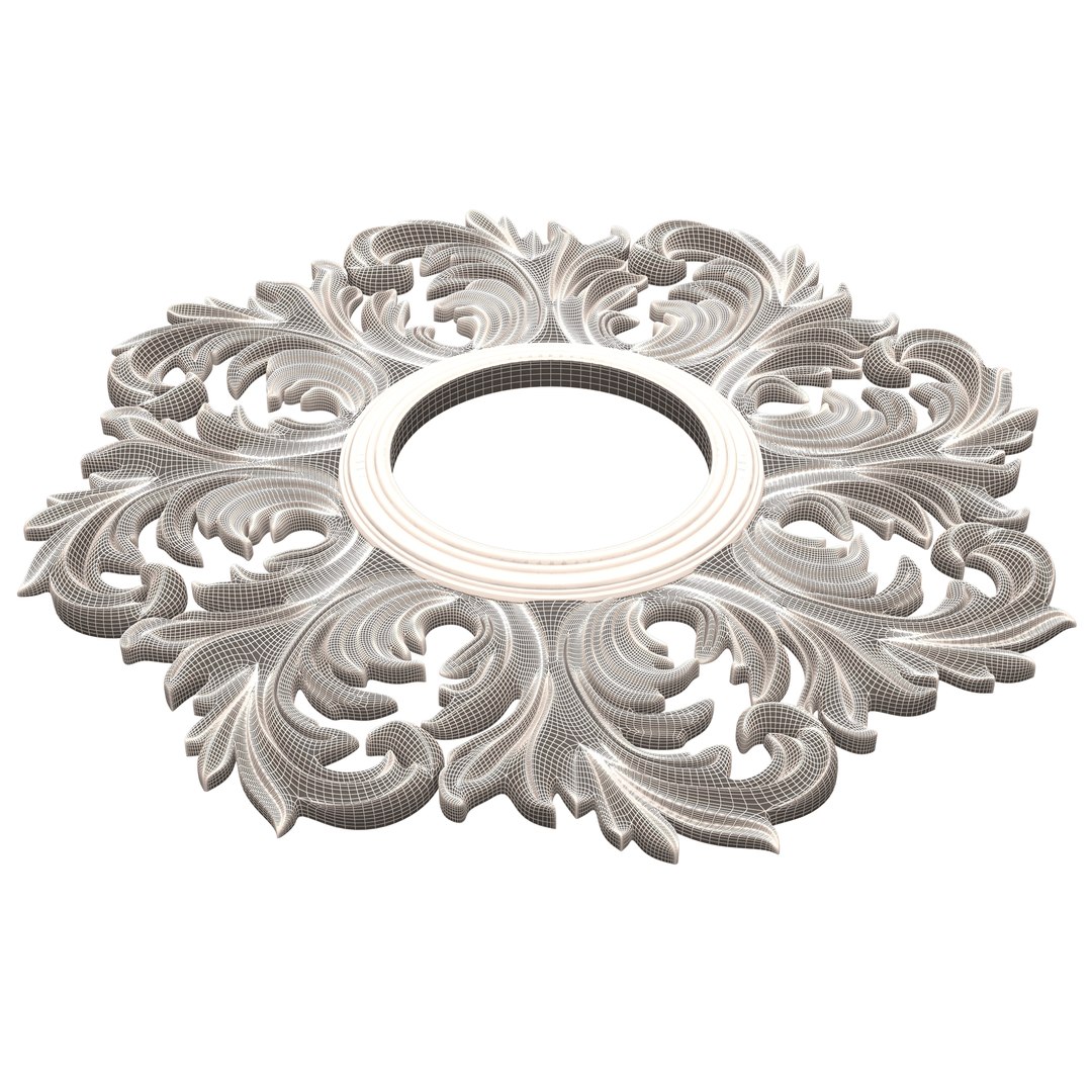 Classic Round Mirror 3D model - TurboSquid 1765561