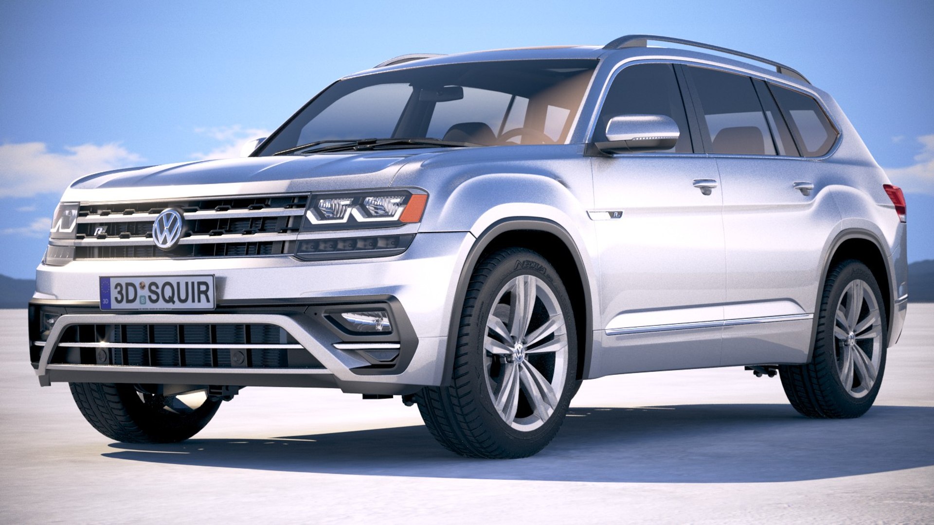 3D volkswagen atlas r-line - TurboSquid 1192007