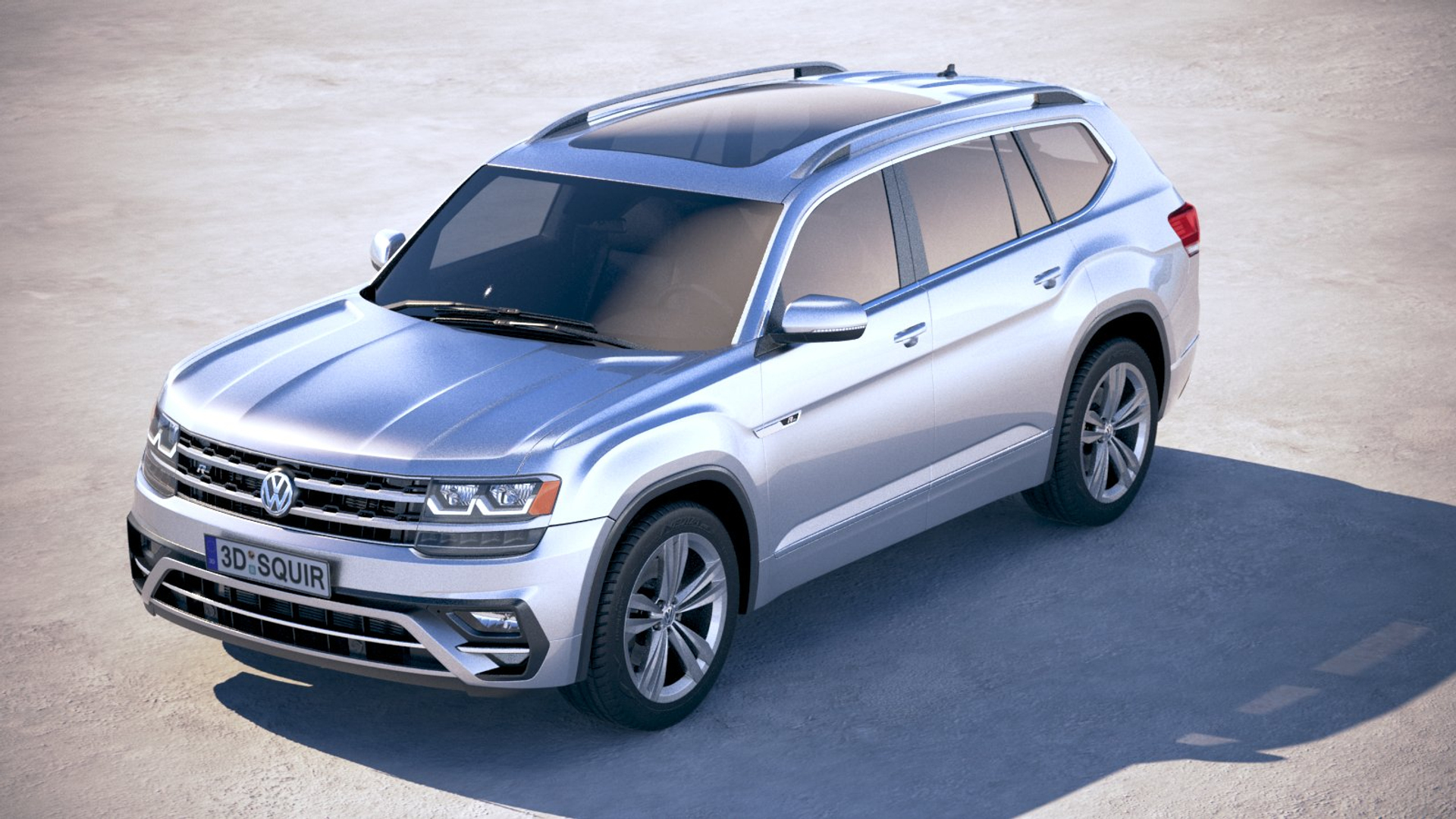 3D volkswagen atlas r-line - TurboSquid 1192007