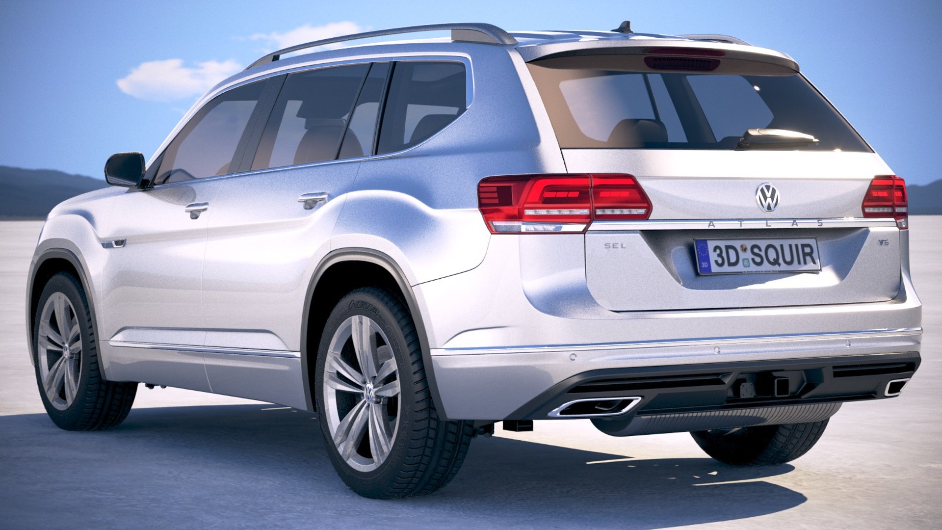 3D volkswagen atlas r-line - TurboSquid 1192007
