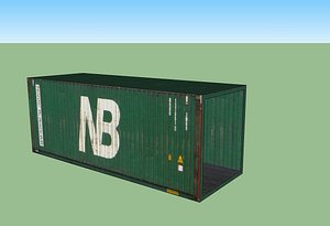 Download 3D Cargo Container SketchUp Models - TurboSquid