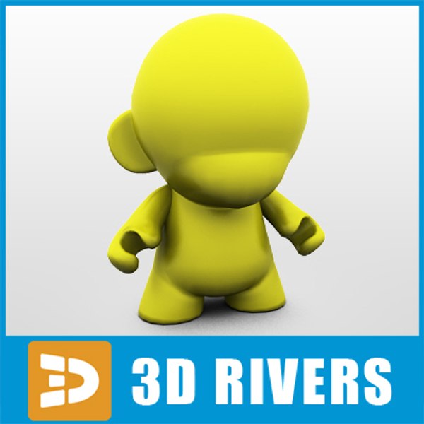 vinyl munny toys 3d model