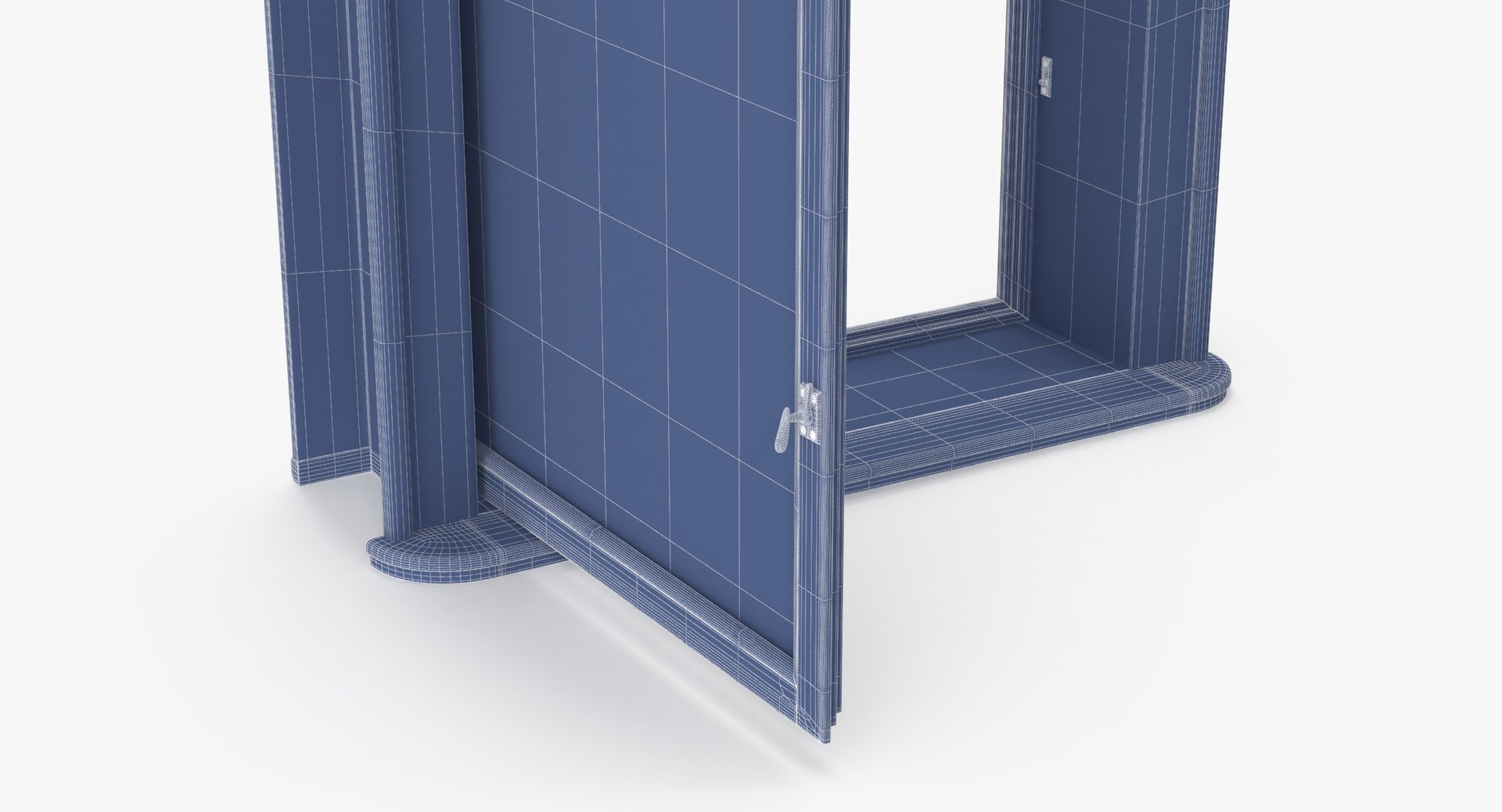 Classic Window 03 Open 3D Model - TurboSquid 1214432