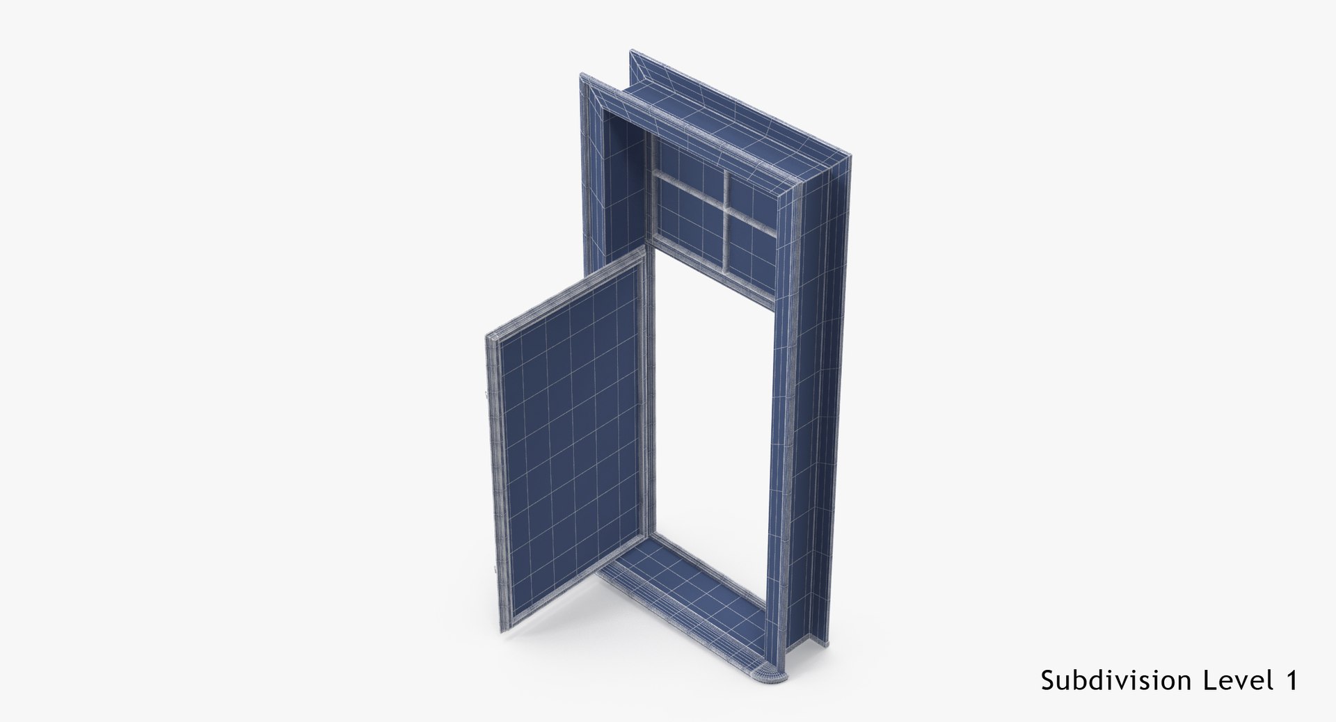 Classic Window 03 Open 3D Model - TurboSquid 1214432