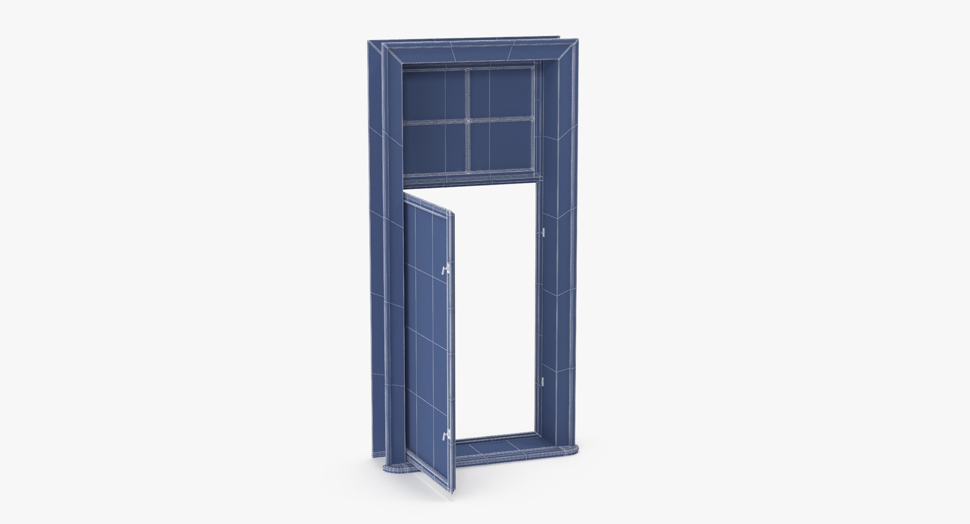 Classic Window 03 Open 3D Model - TurboSquid 1214432