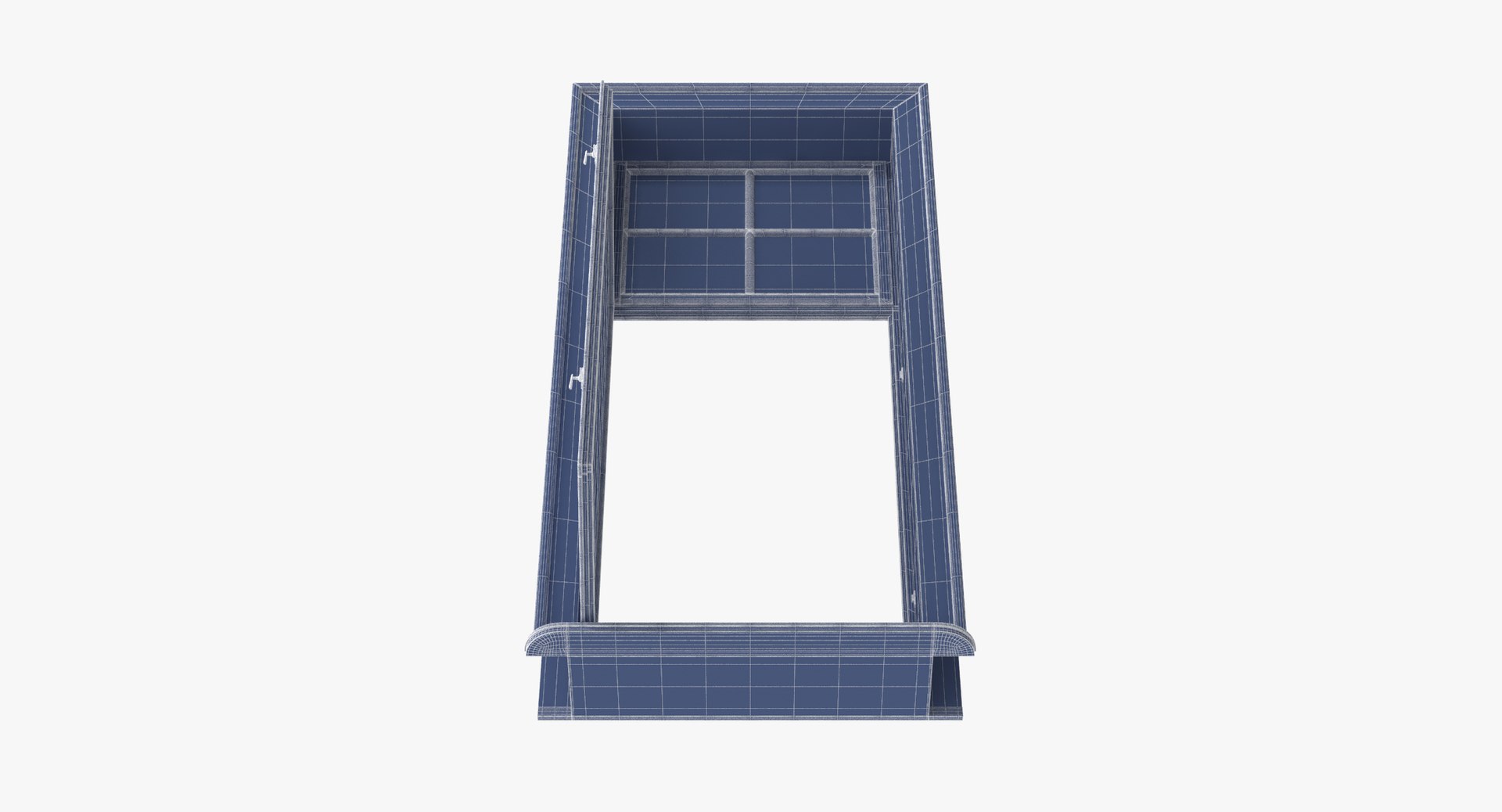 Classic Window 03 Open 3D Model - TurboSquid 1214432
