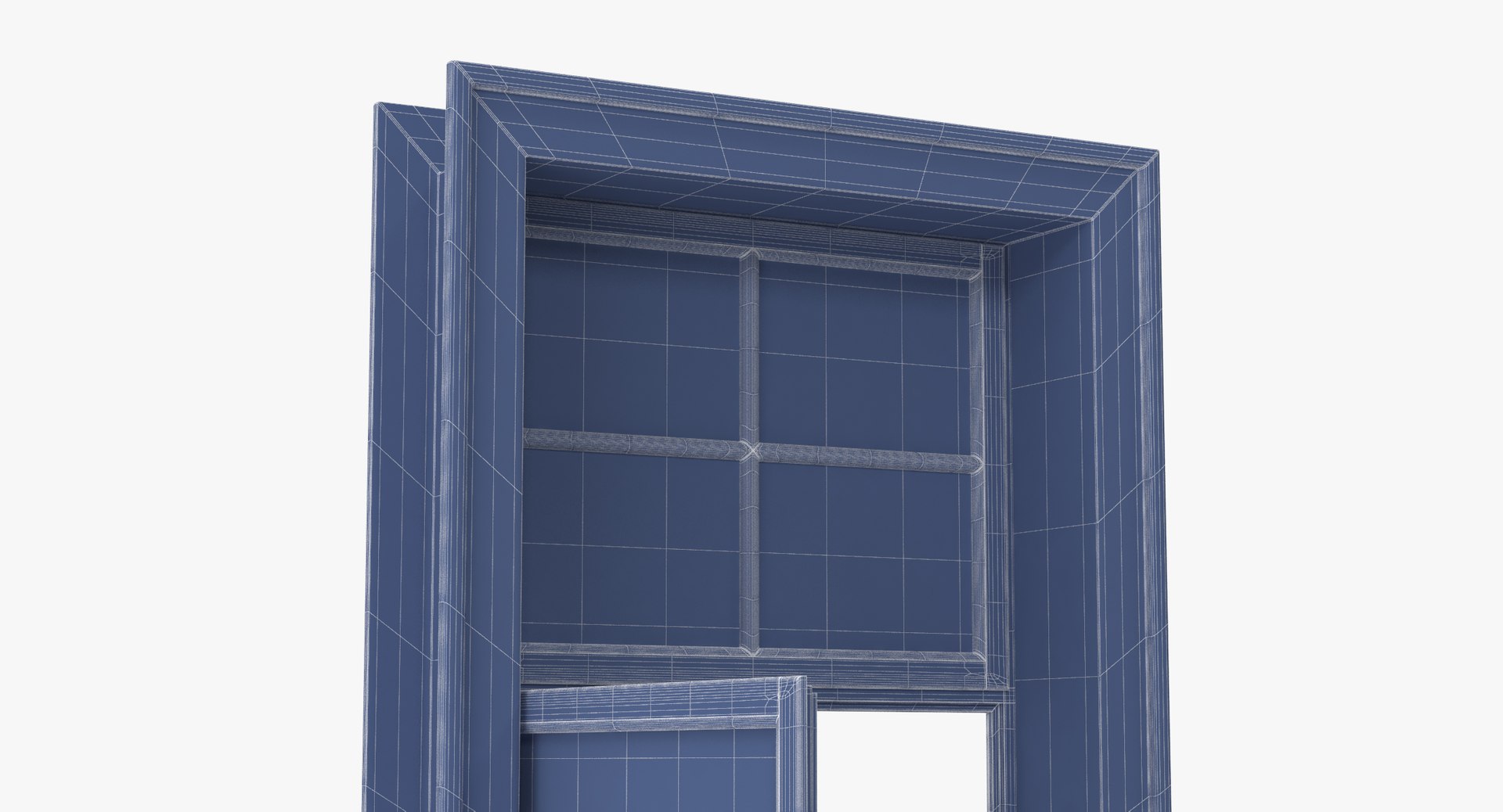 Classic Window 03 Open 3D Model - TurboSquid 1214432
