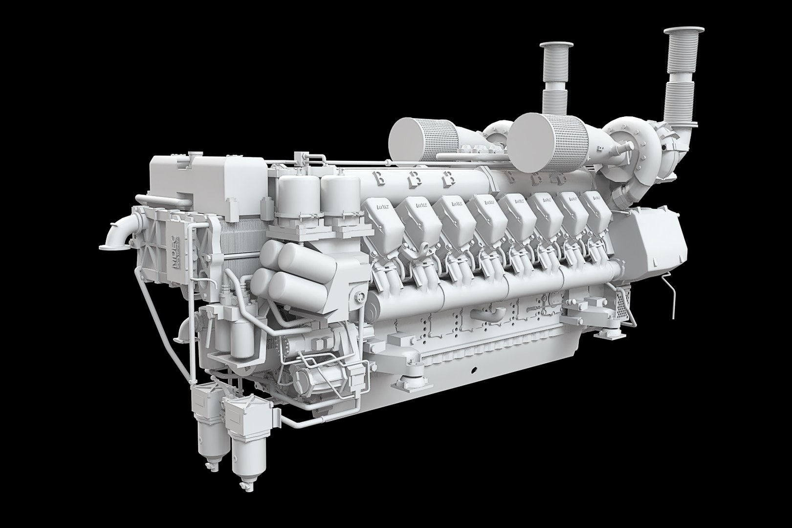 3D yacht marine engine - TurboSquid 1356125