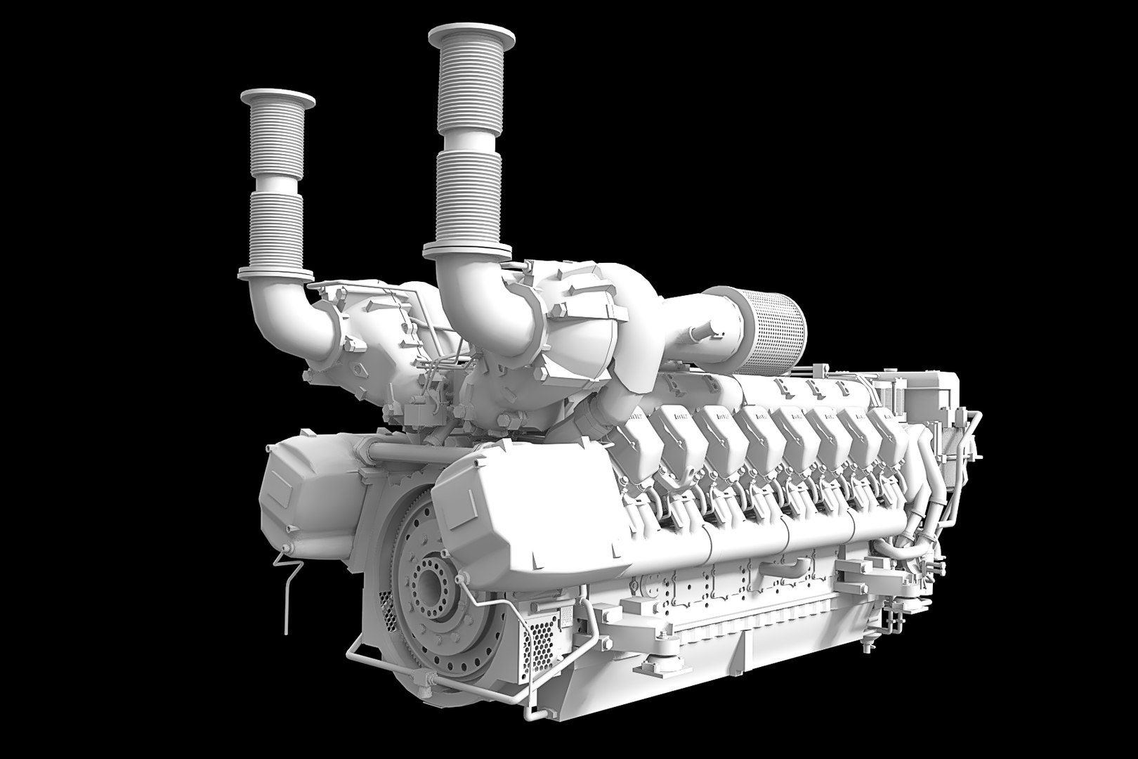 3D yacht marine engine - TurboSquid 1356125