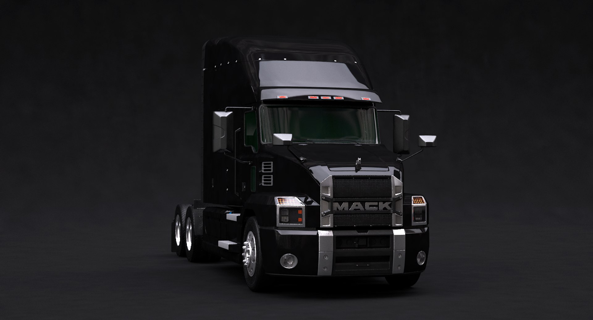 Mack Anthem Sleeper Cab 3D Model - TurboSquid 1379542