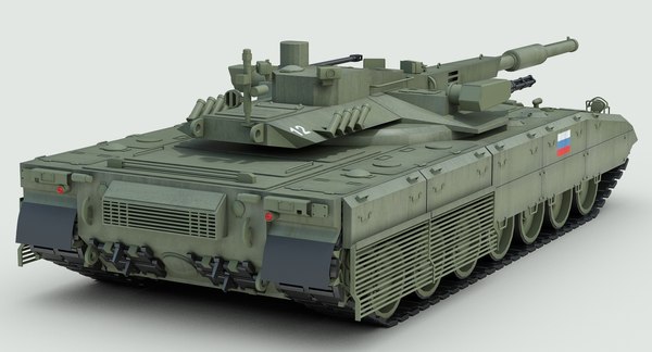 russian t14 armata battle tank 3d 3ds