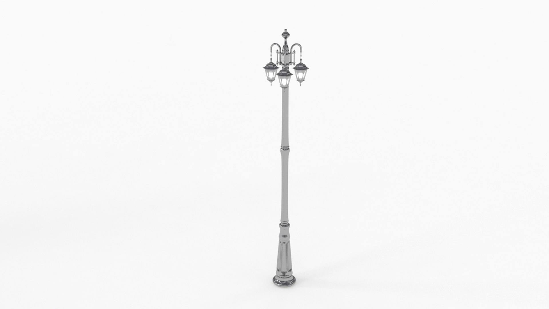 3d model of street lamp