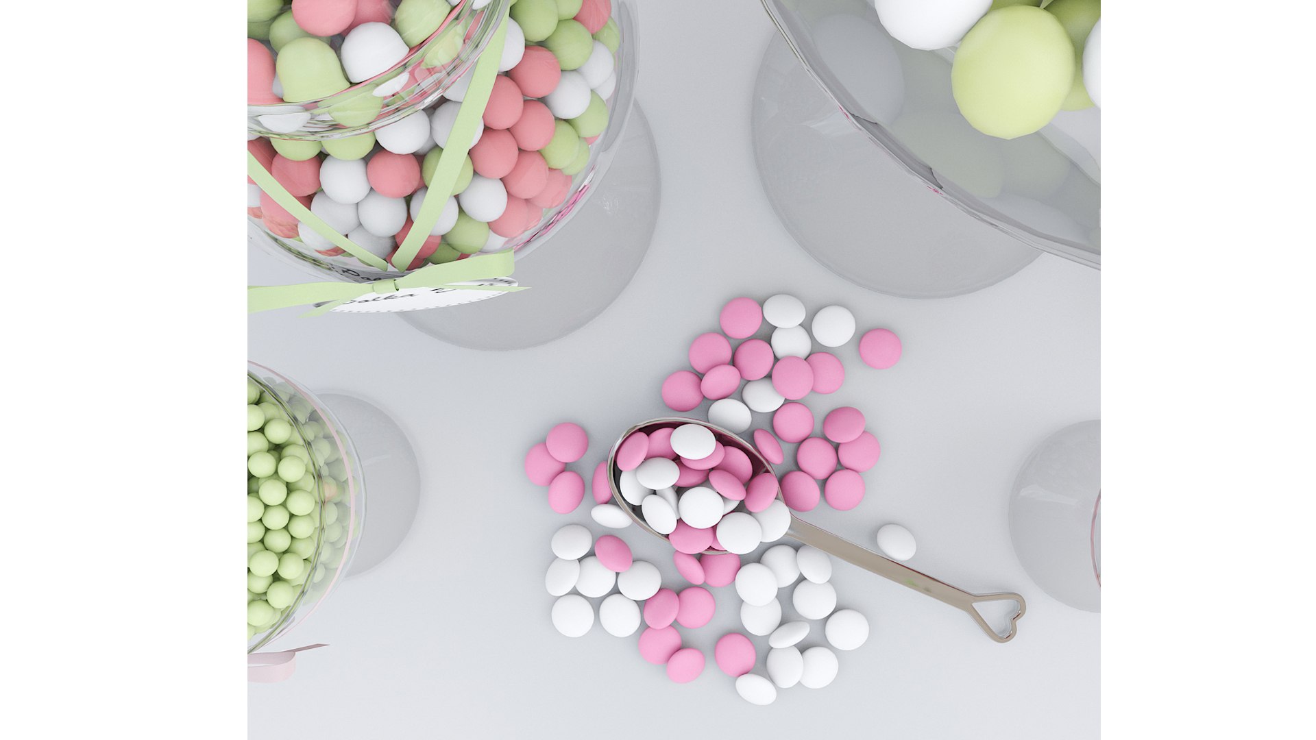 Polka Dots Candy Bar 3D Model - TurboSquid 1913475