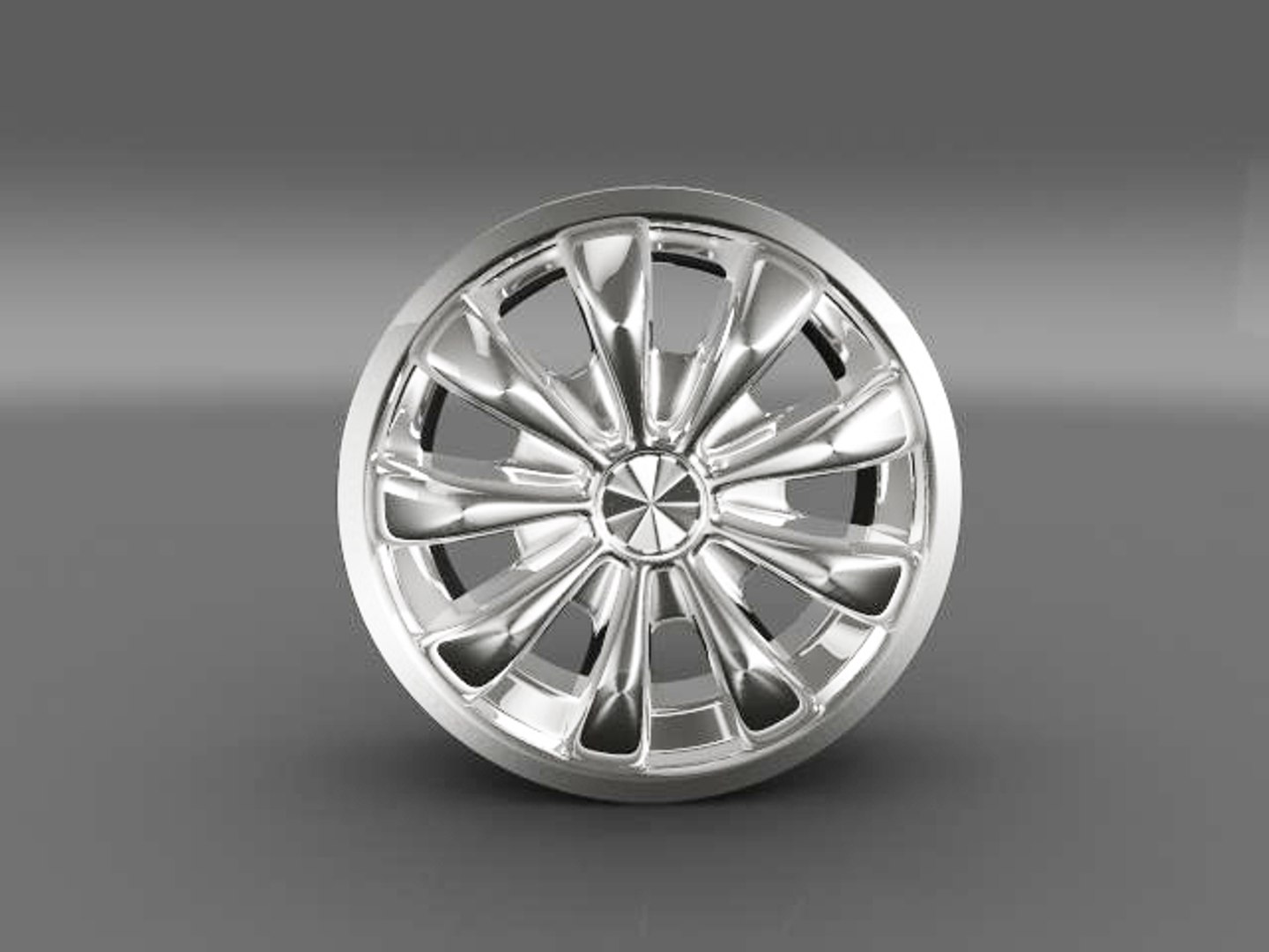 3d car tyre rim model