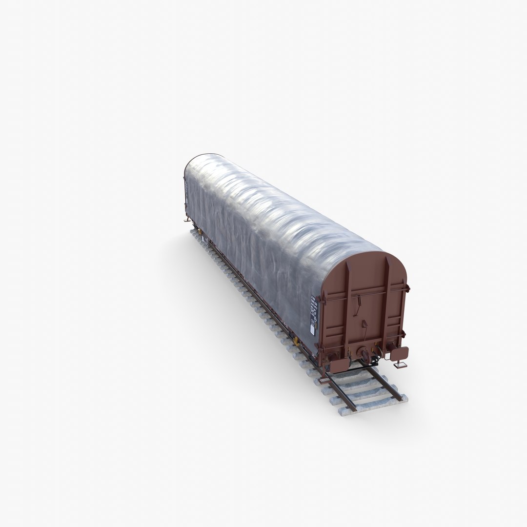 3D CFR Sliding Tarp Rail Car V1 Model - TurboSquid 2261914
