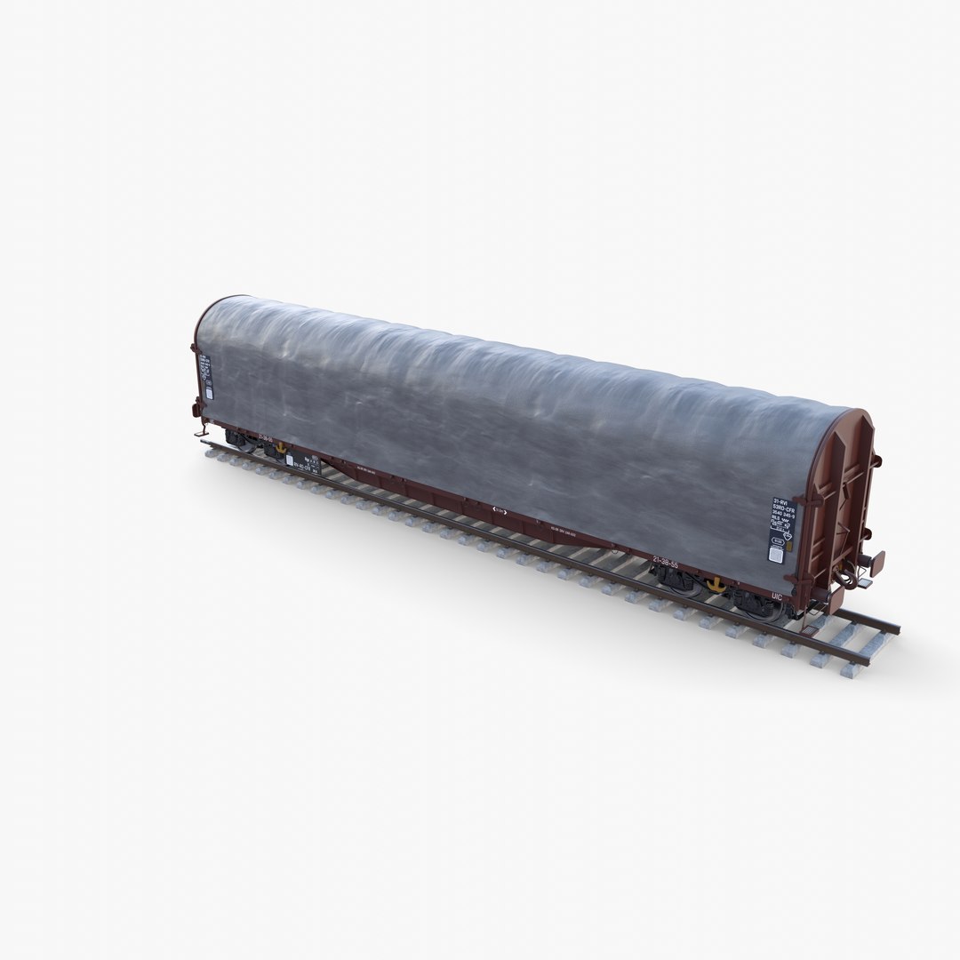 3D CFR Sliding Tarp Rail Car V1 Model - TurboSquid 2261914