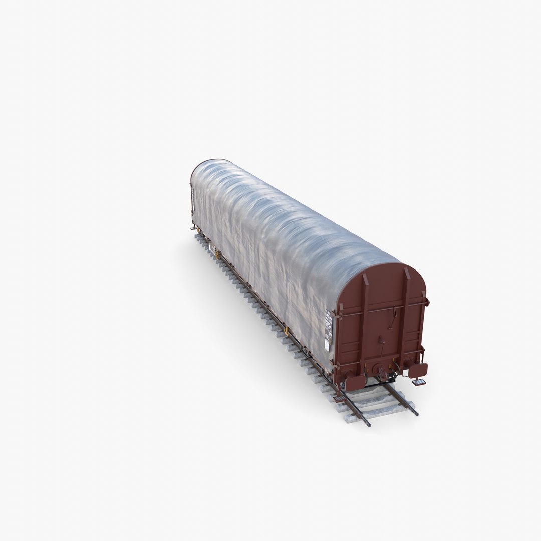3D CFR Sliding Tarp Rail Car V1 Model - TurboSquid 2261914