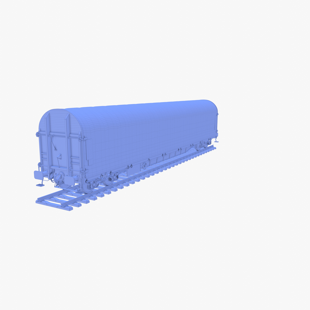 3D CFR Sliding Tarp Rail Car V1 Model - TurboSquid 2261914