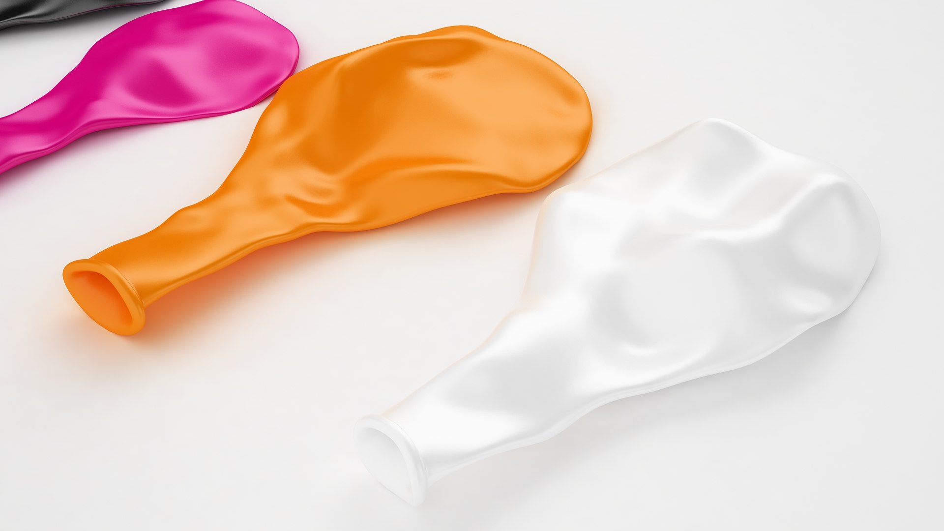 3D Flat Balloon Ball - TurboSquid 1474231