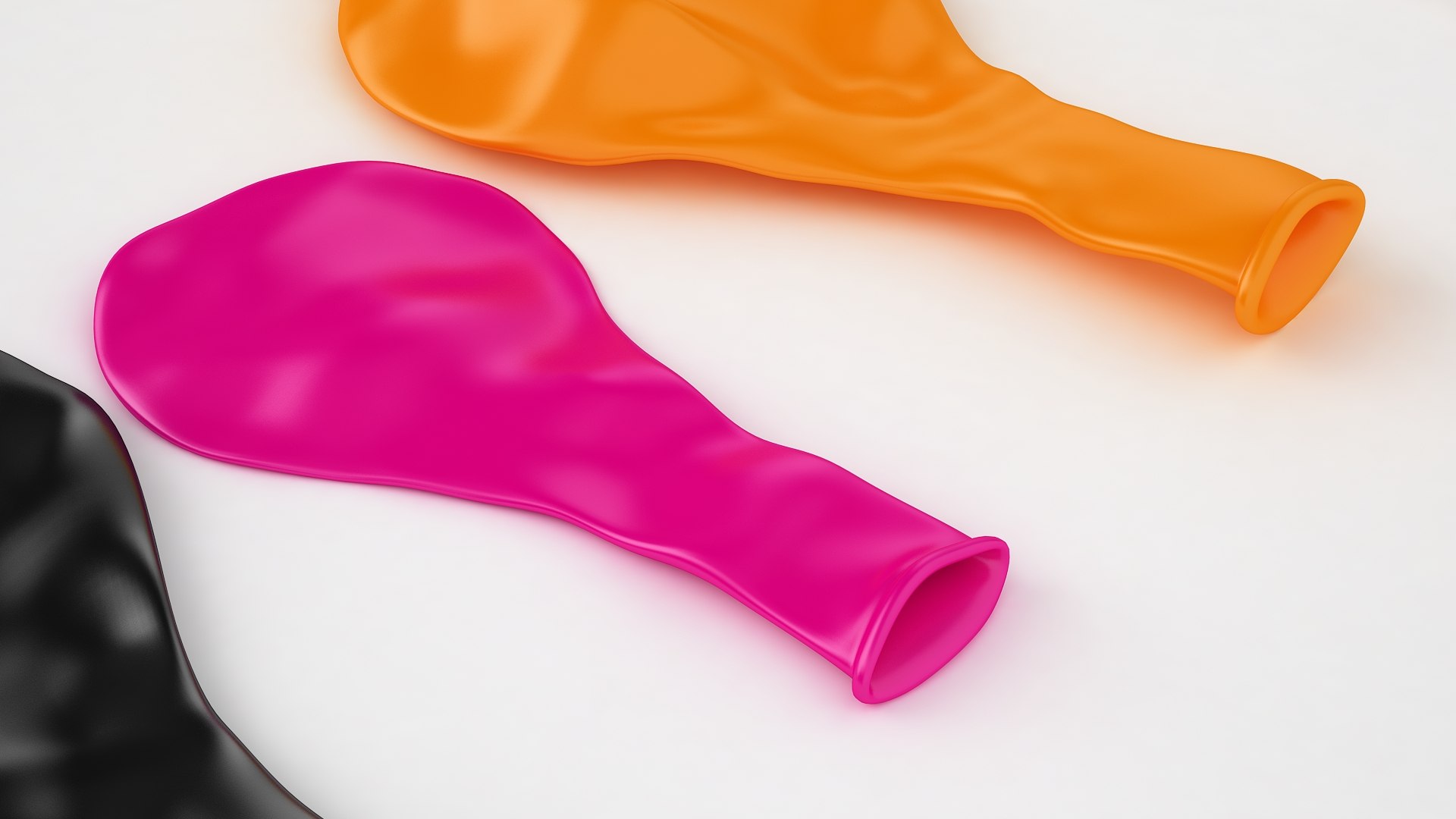 3D Flat Balloon Ball - TurboSquid 1474231